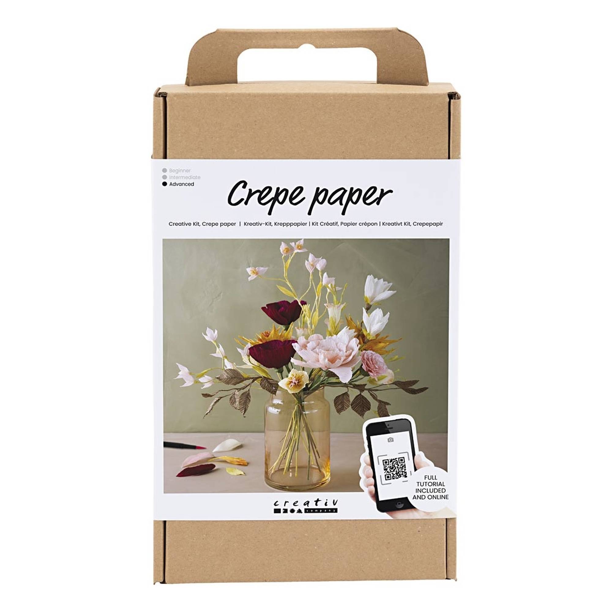 Crepe Paper Bouquet Craft Kit | Hobbycraft