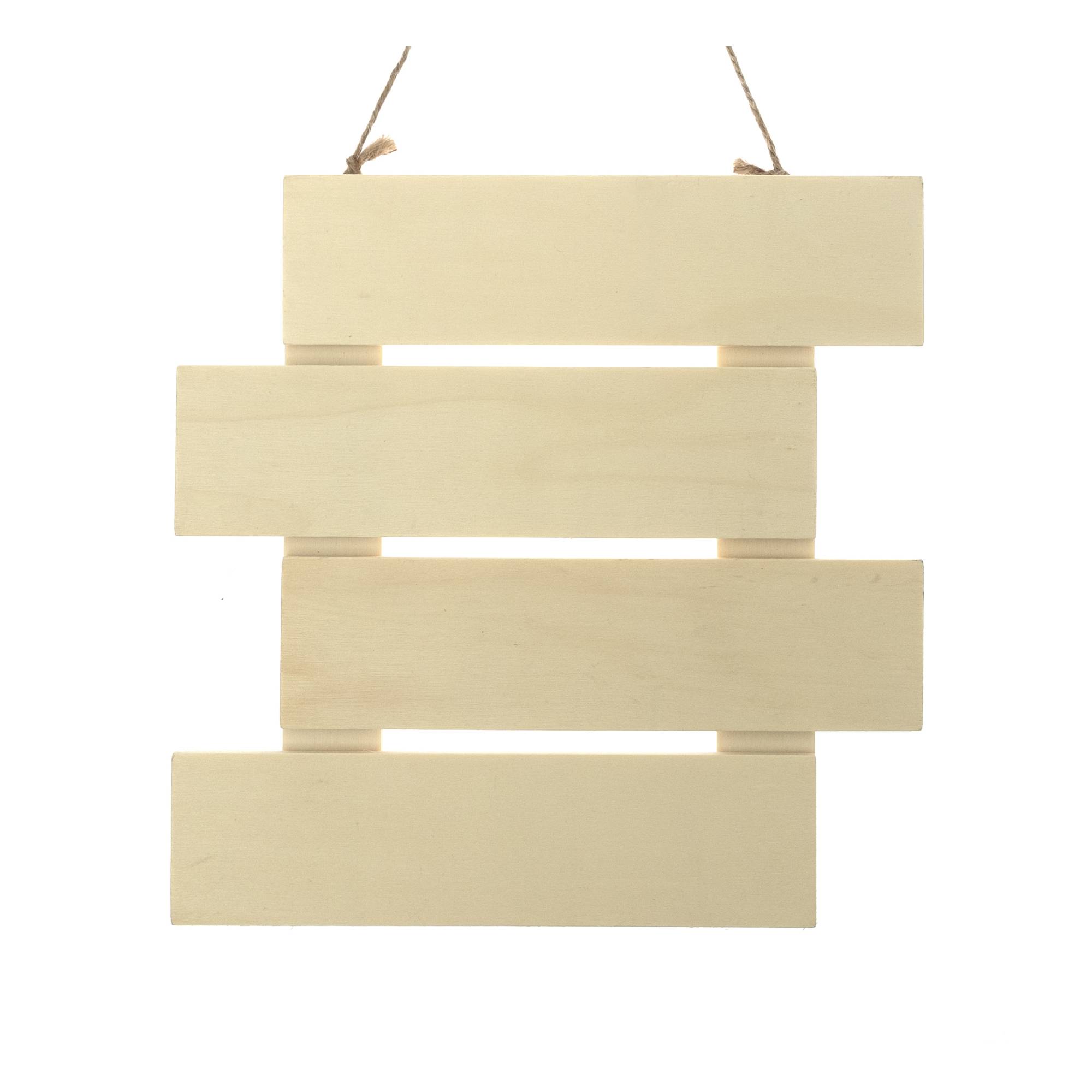 Wooden Slate Sign 21cm | Hobbycraft