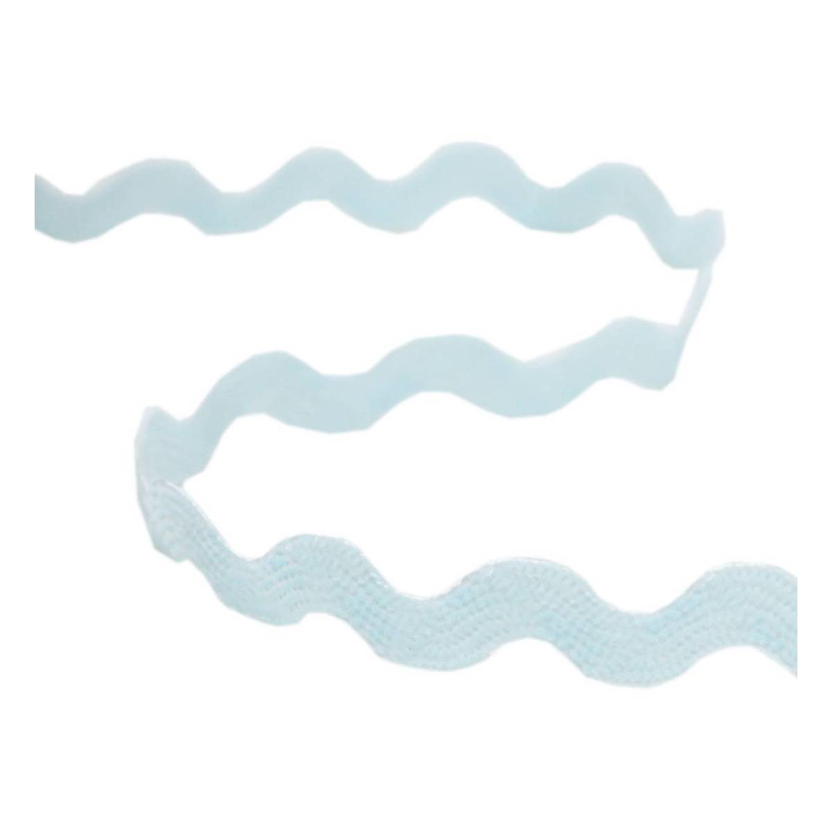 Baby Blue Ric Rac Ribbon 6mm x 4m | Hobbycraft