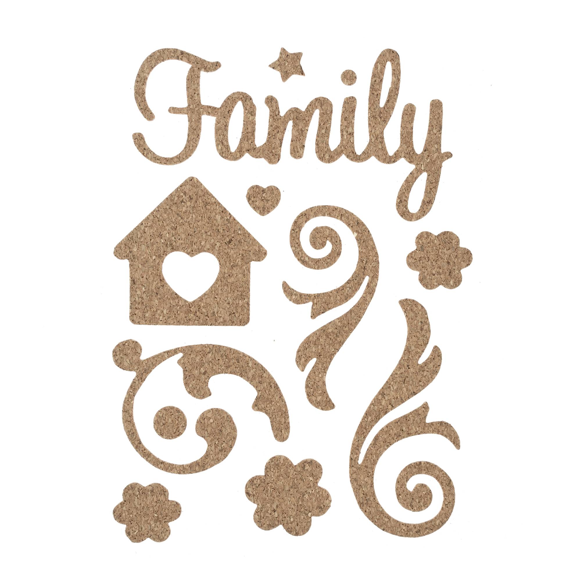 Family Cork Toppers 11 Pack | Hobbycraft