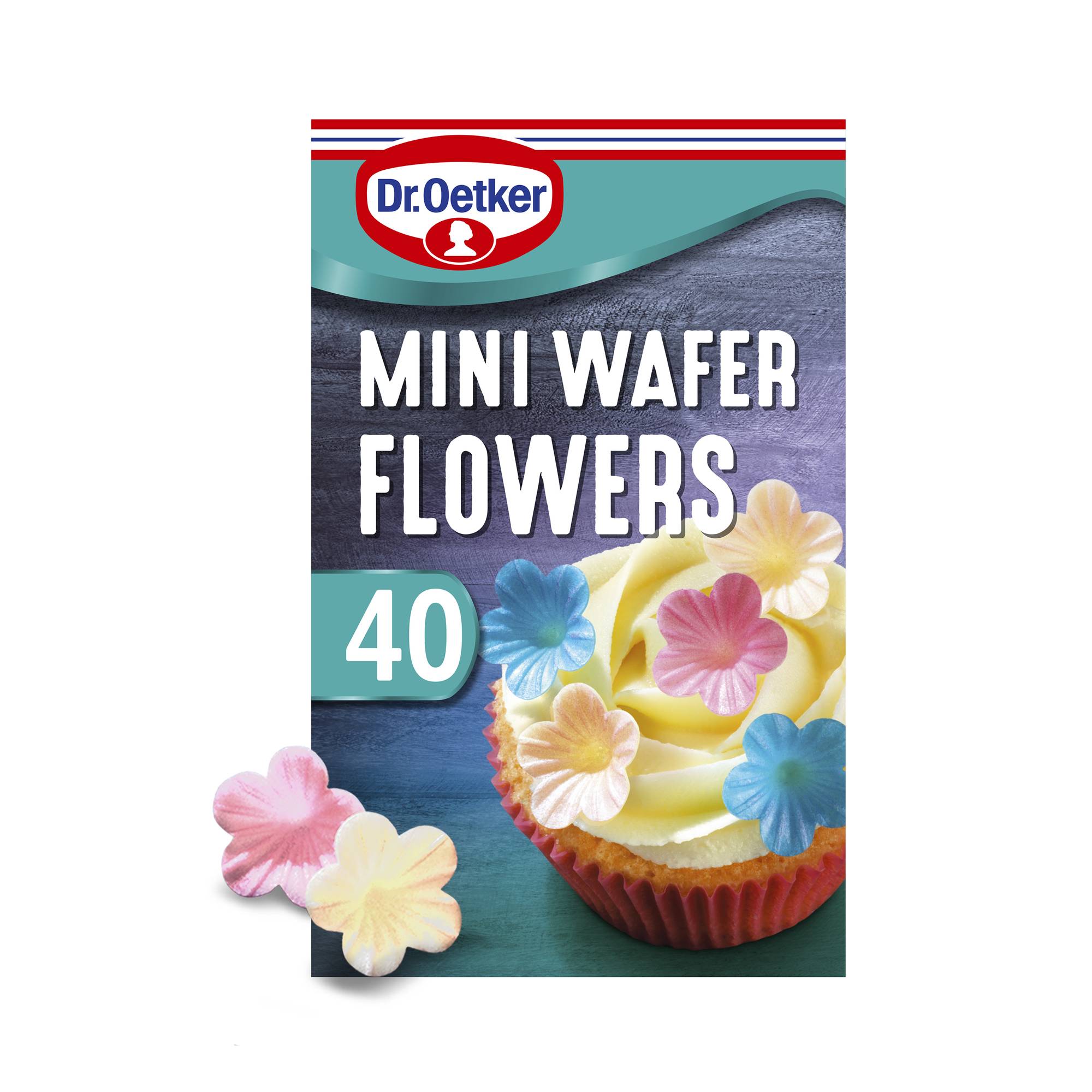 Dr. Oetker Wafer Mini Flowers 40 Pack | Hobbycraft