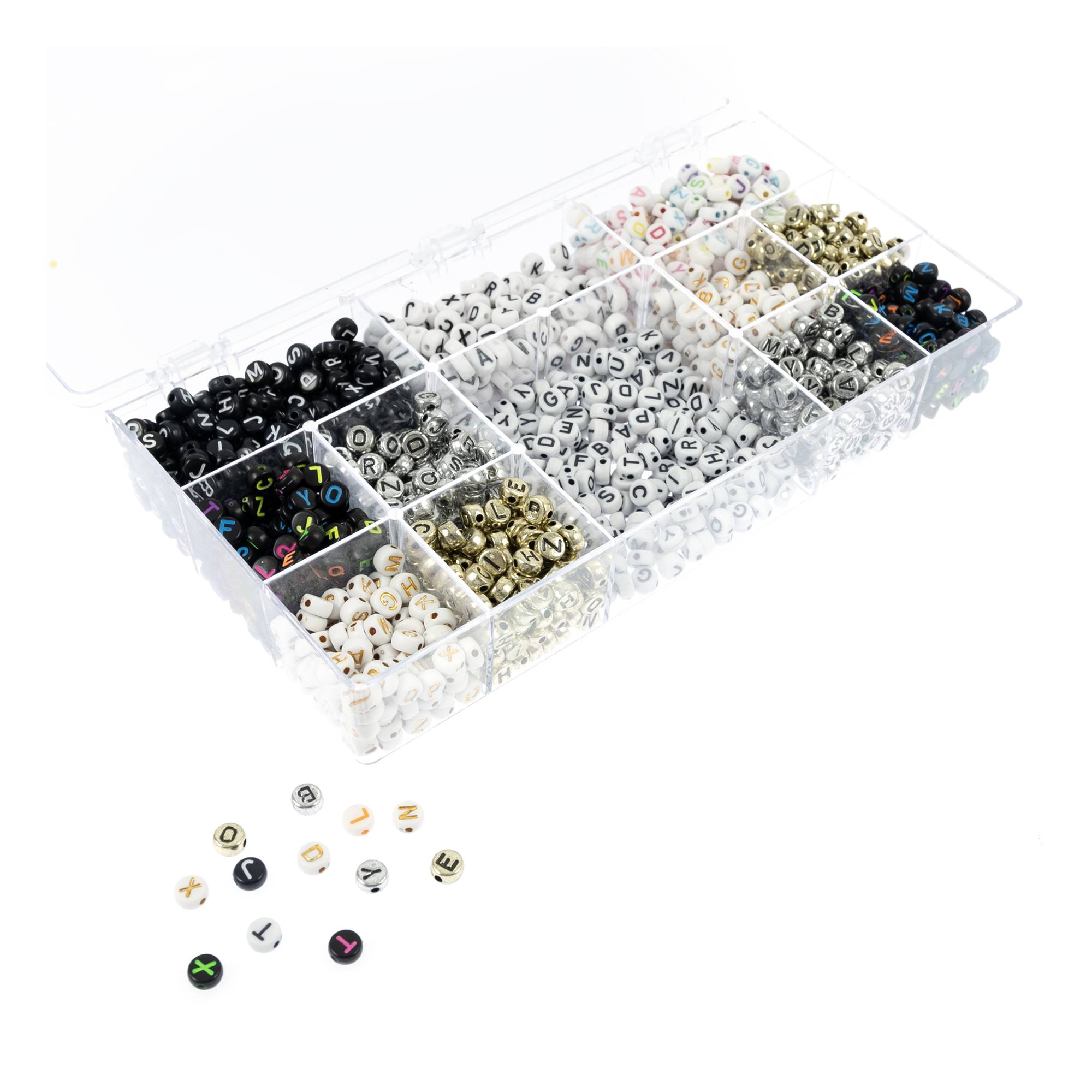 Round Alphabet Bead Set 235g | Hobbycraft