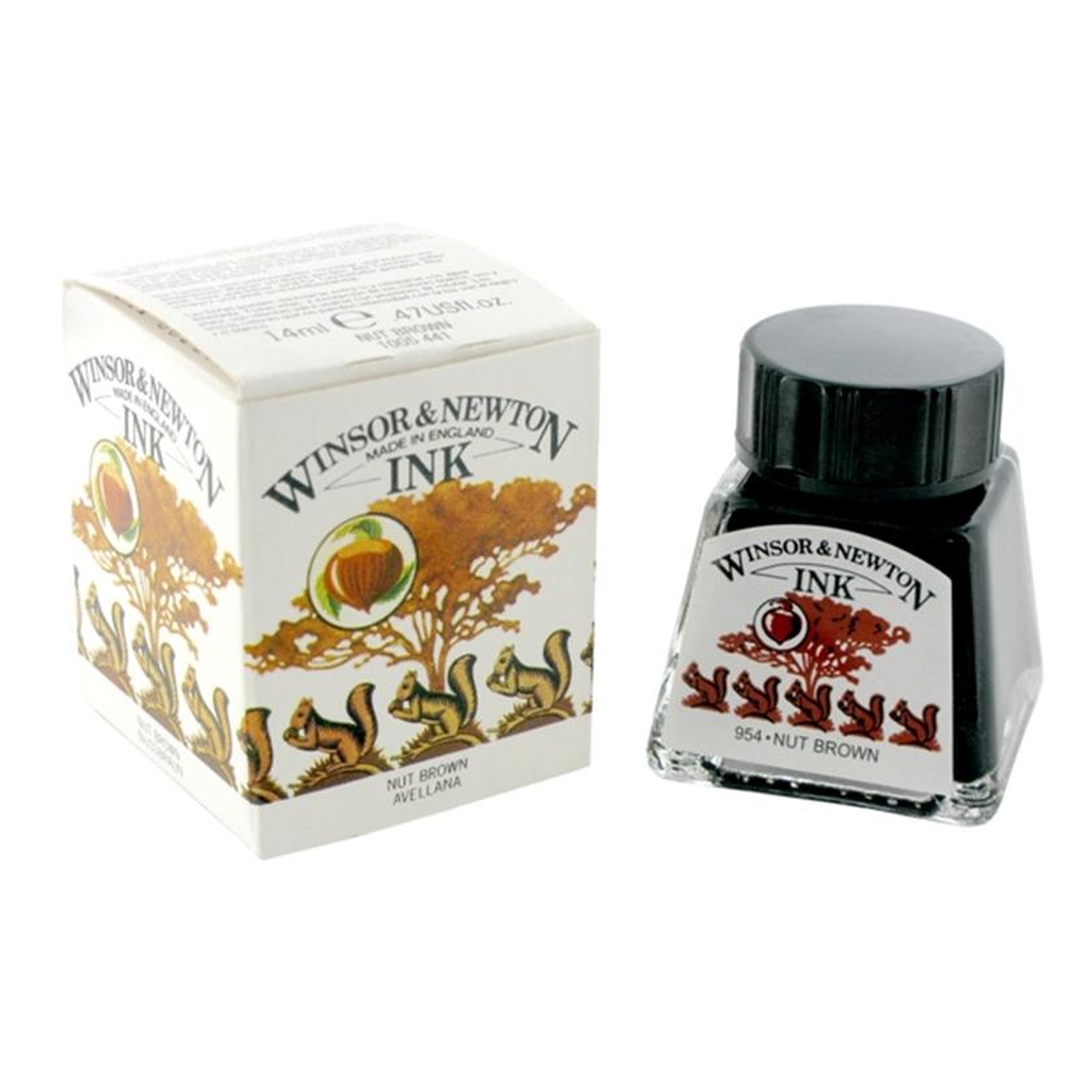 Winsor & Newton Nut Brown Drawing Ink 14ml | Hobbycraft