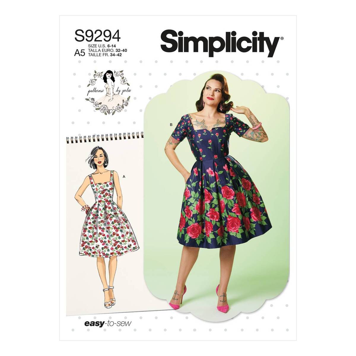 Simplicity Women’s Dress Sewing Pattern S9294 (14-22) | Hobbycraft