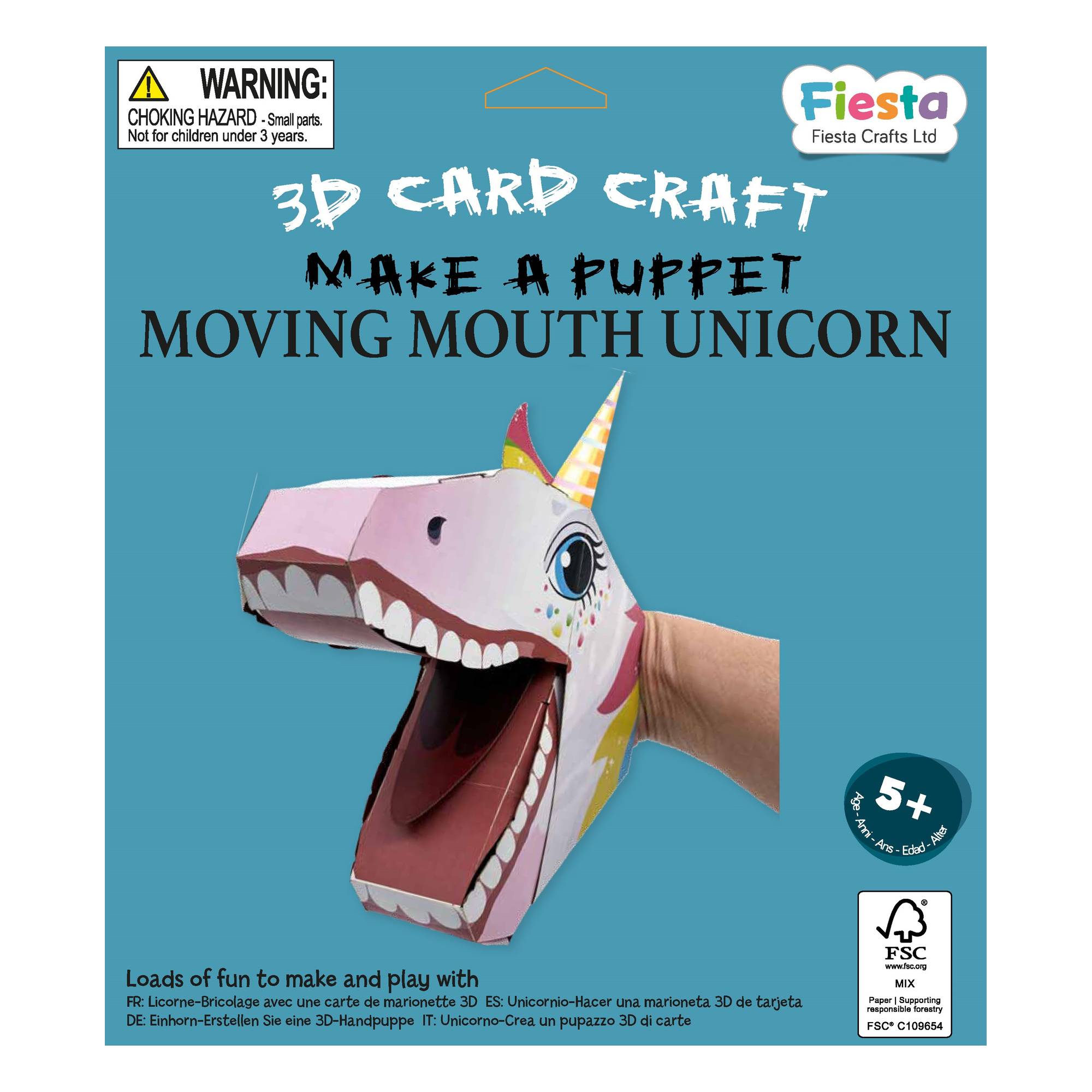 Make a Moving Mouth Unicorn Puppet Kit | Hobbycraft