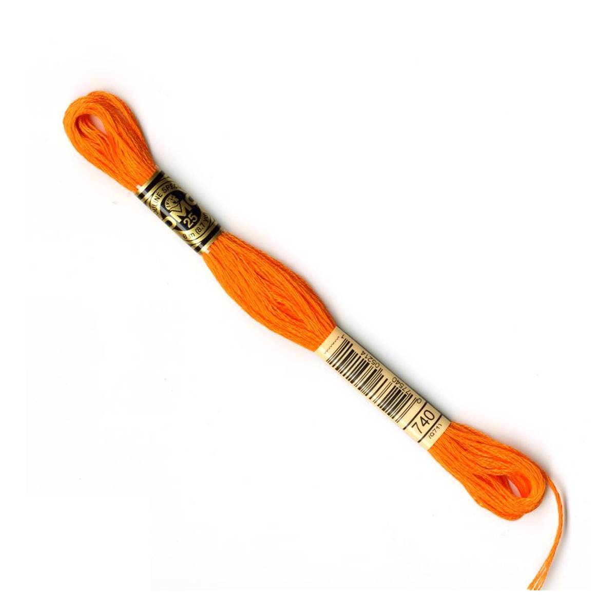 DMC Orange Mouline Special 25 Cotton Thread 8m (740) | Hobbycraft