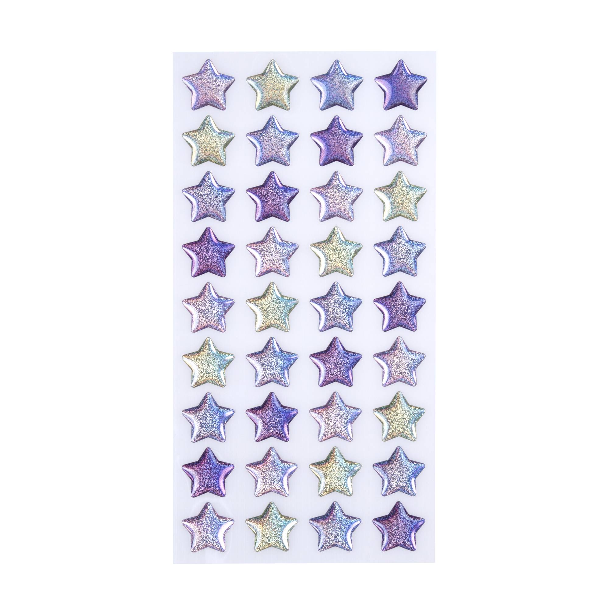 Lilac Star Epoxy Stickers 36 Pack | Hobbycraft