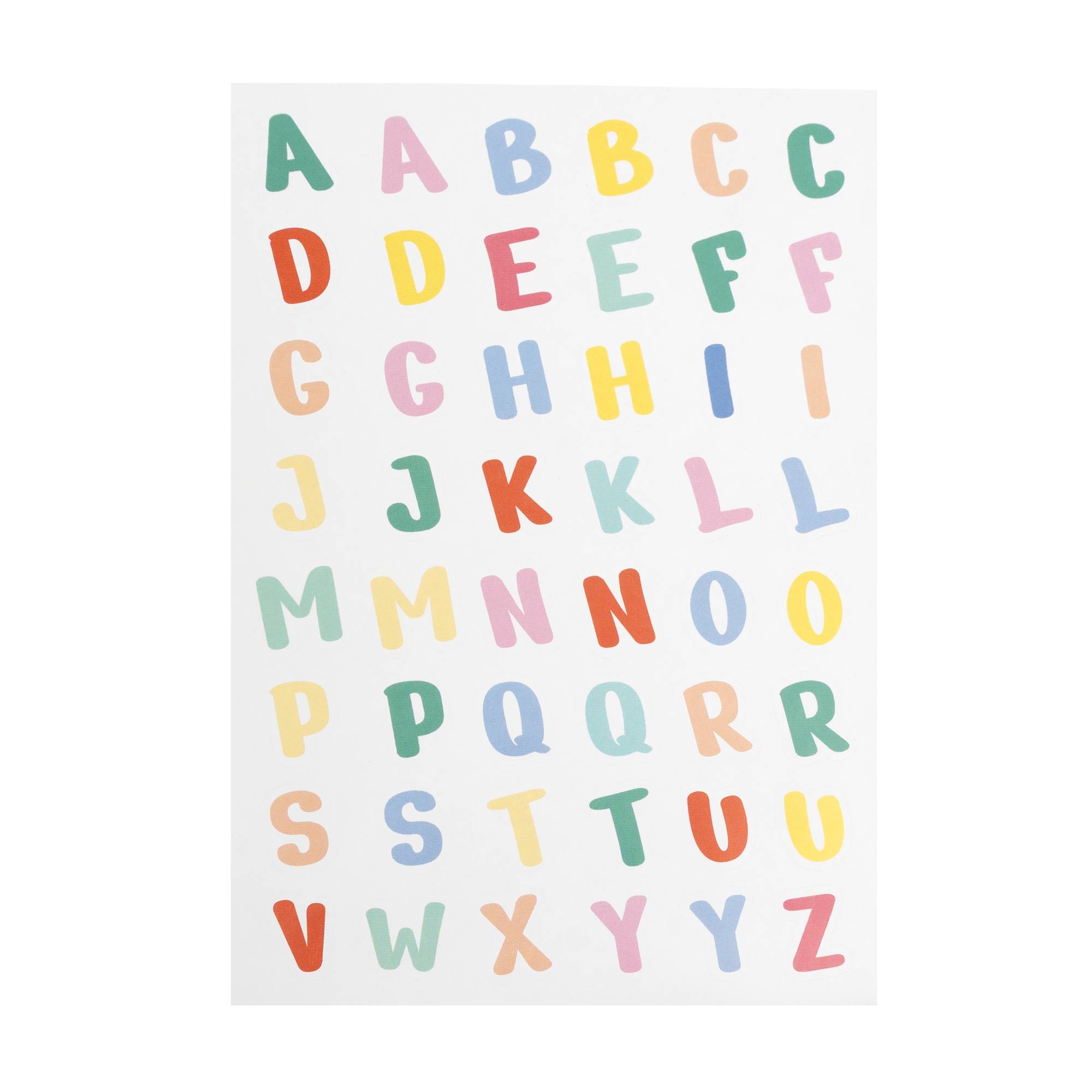 Bright Alphabet Sticker Sheet | Hobbycraft