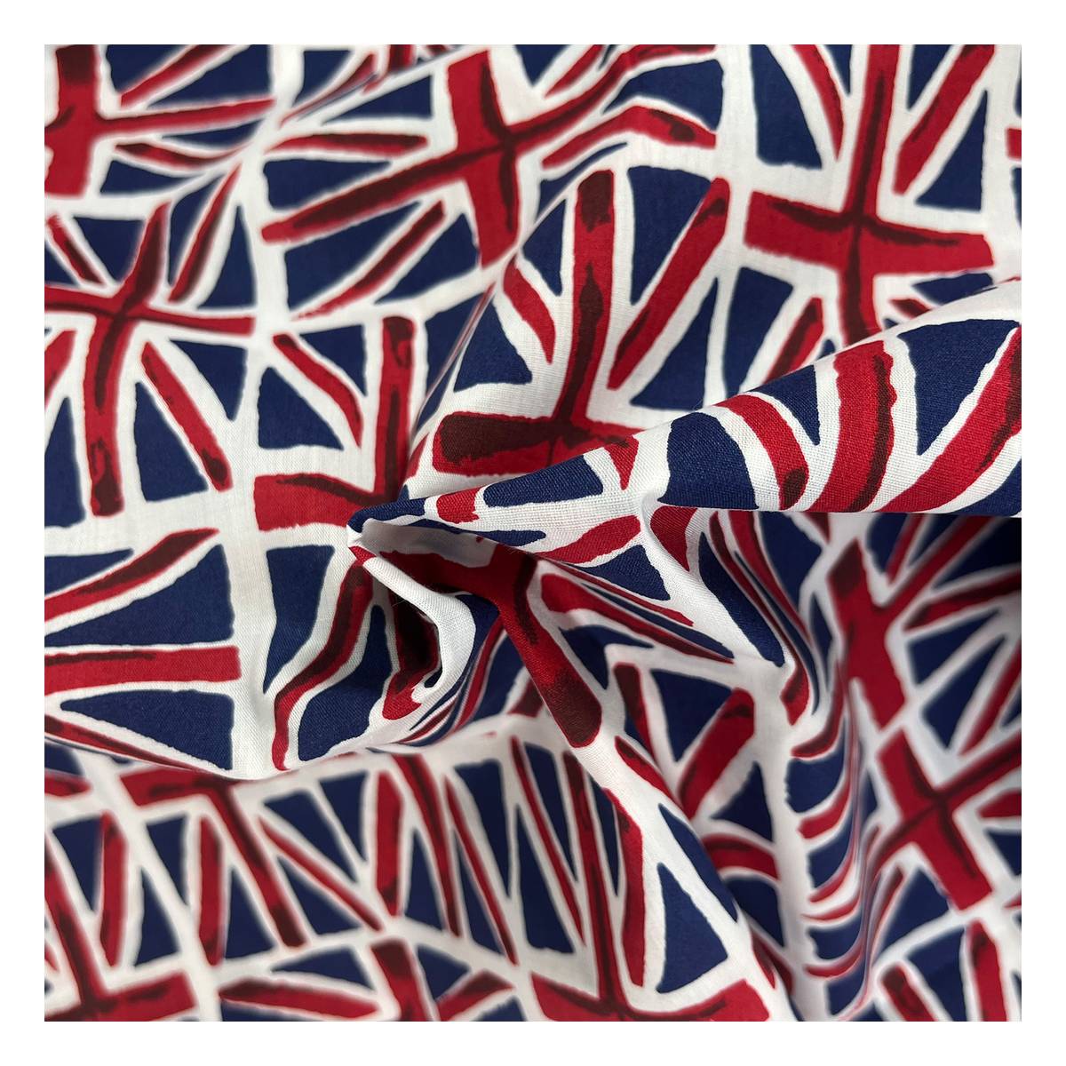 Union Jack Poly Cotton Fabric by the Metre | Hobbycraft