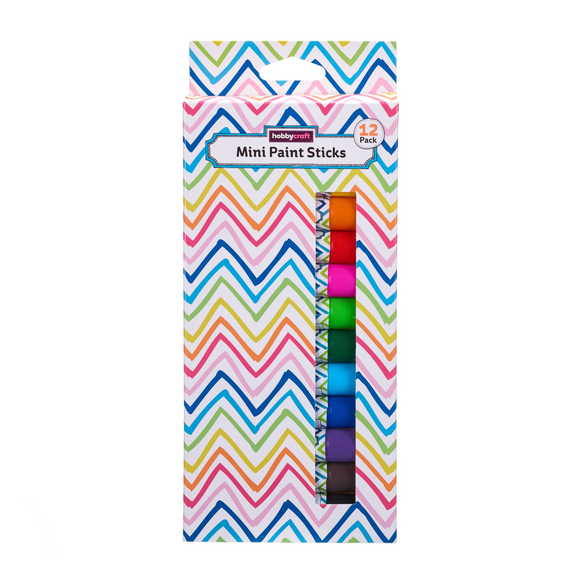 Mini Paint Sticks 12 Pack | Hobbycraft