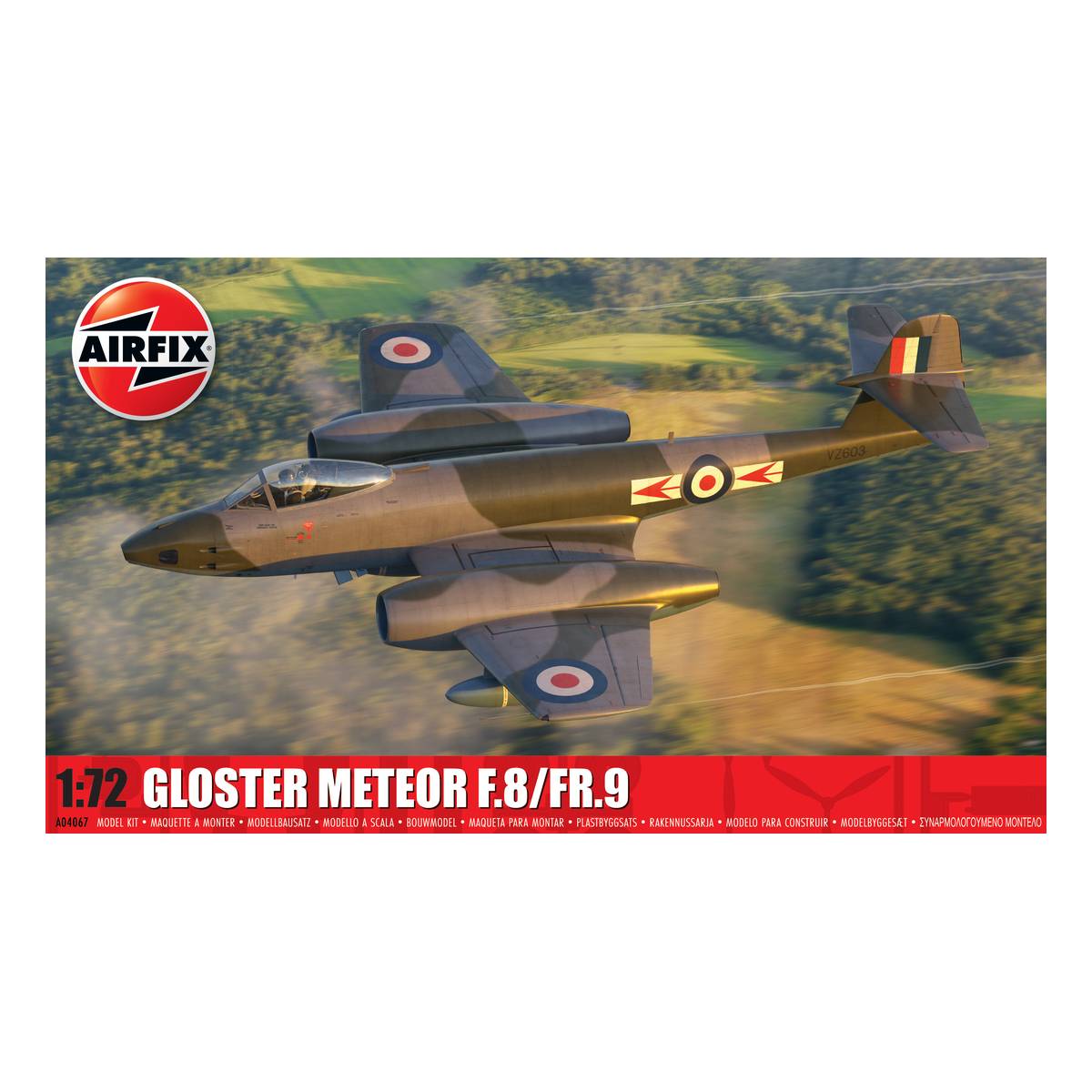 Airfix Gloster Meteor F.8/FR.9 Model Kit 1:72 | Hobbycraft