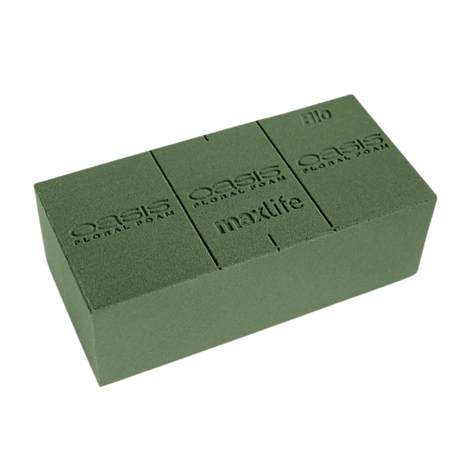 Oasis Maxlife Floral Foam Brick 23cm x 11cm x 7cm | Hobbycraft