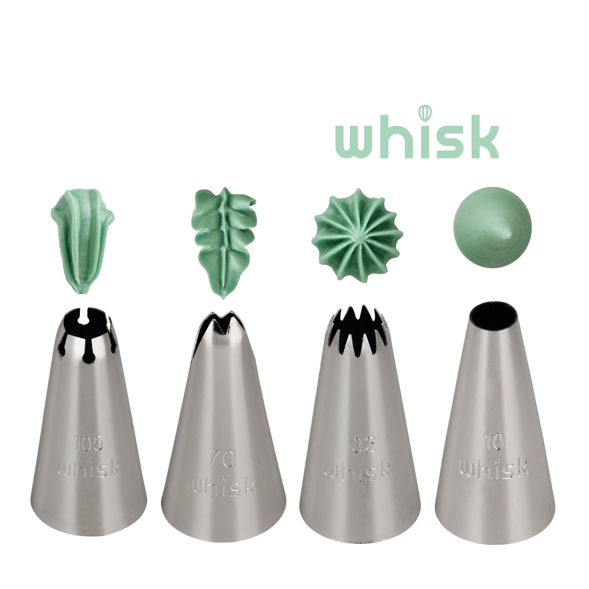 Whisk Border Tip Set 4 Pack | Hobbycraft