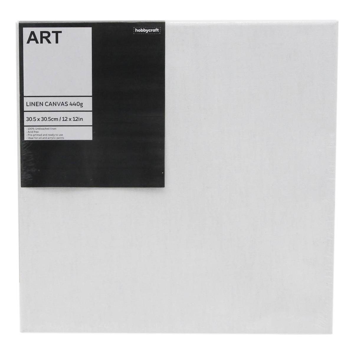 Linen Canvas 30.5cm x 30.5cm | Hobbycraft