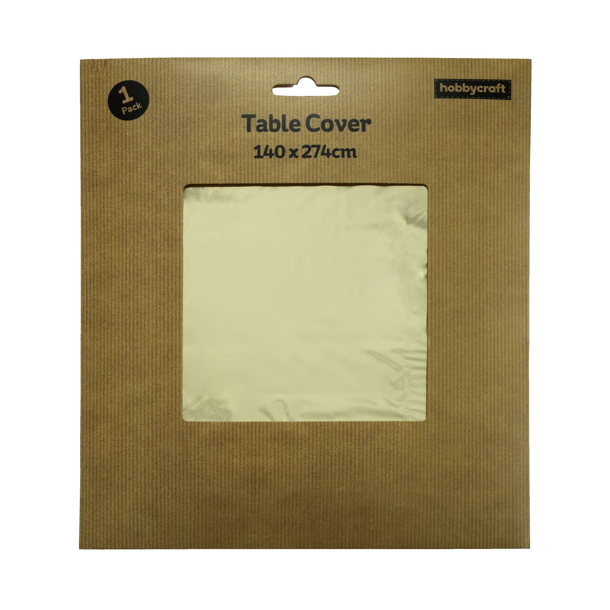 Gold Foil Table Cover 1.4m x 2.7m | Hobbycraft