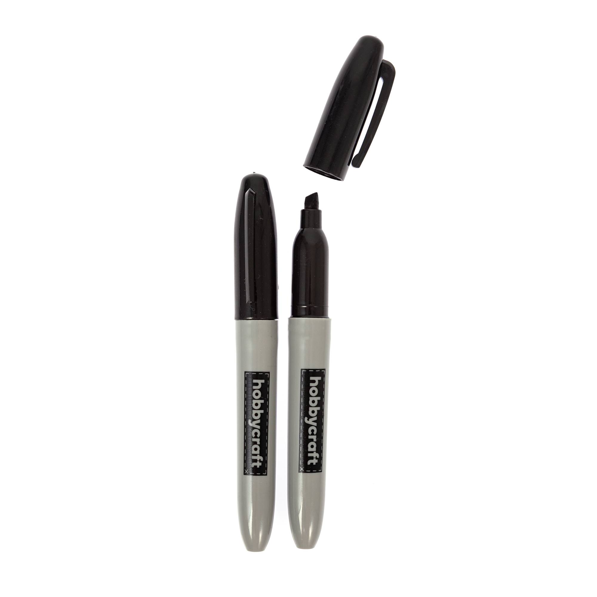 Permanent Chisel Markers 2 Pack | Hobbycraft