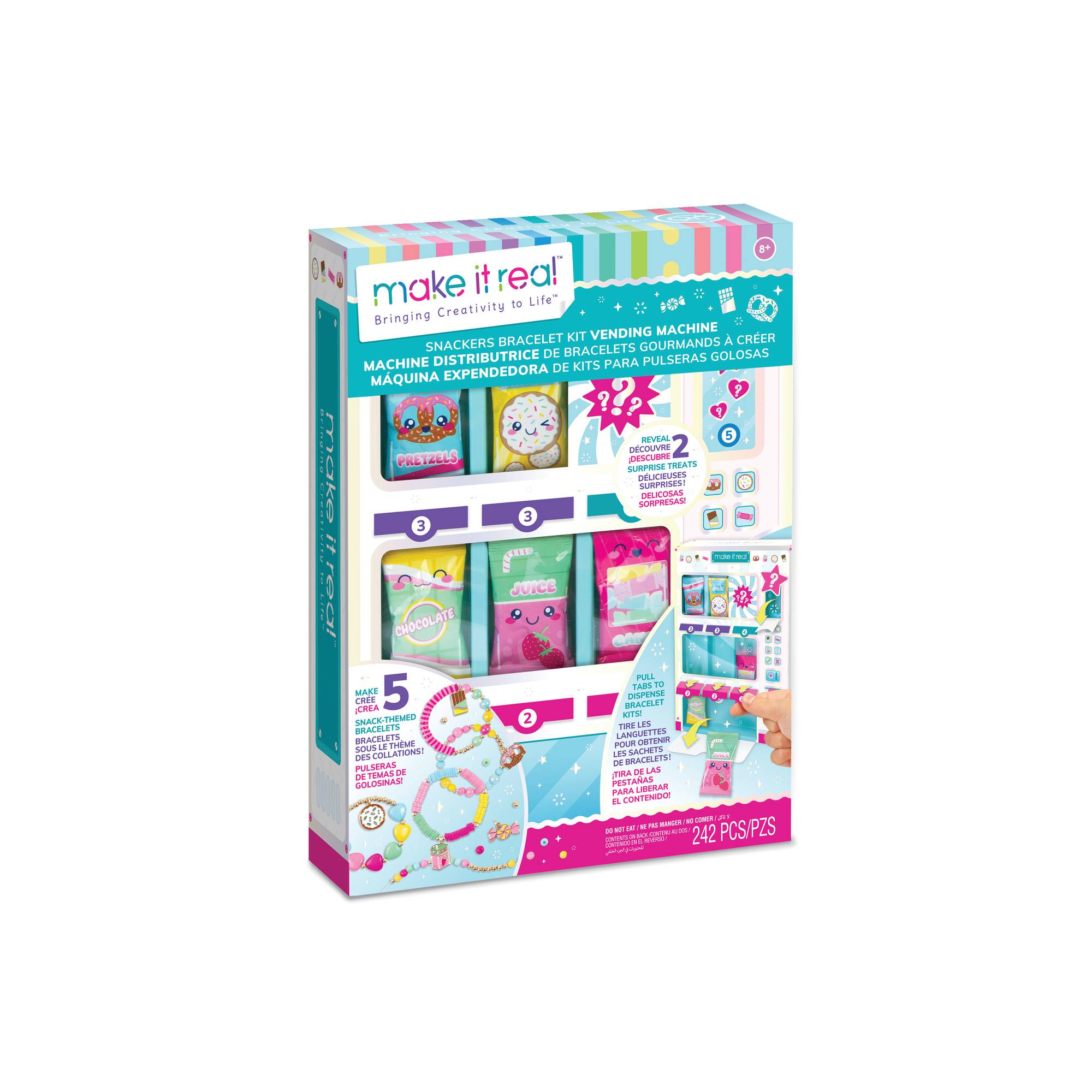Make It Real Snackers Bracelet Kit Vending Machine | Hobbycraft