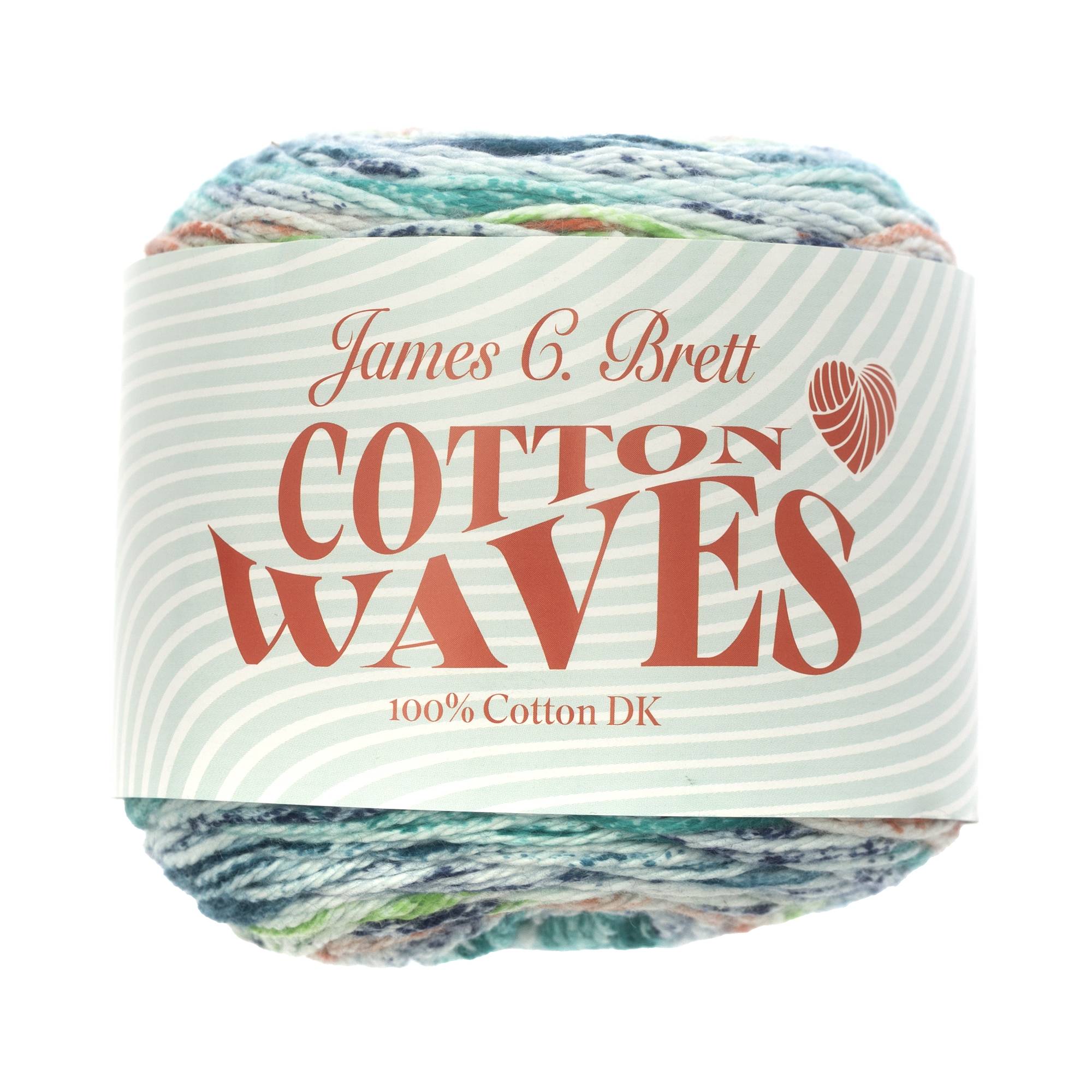 James C Brett Hint of Autumn Cotton Waves DK 100g | Hobbycraft