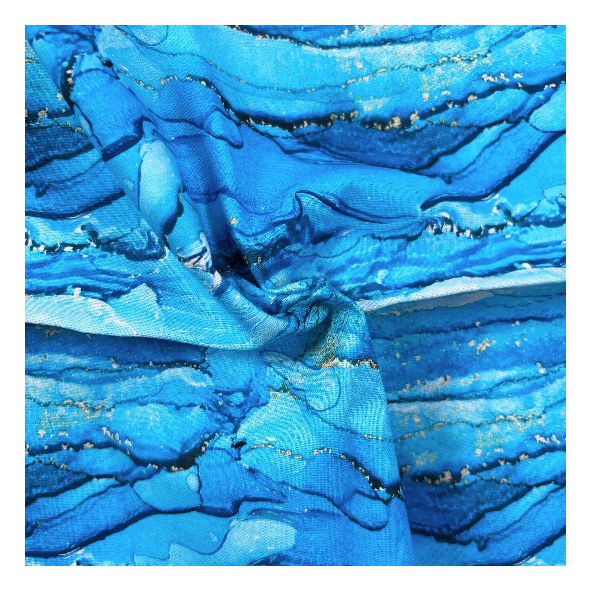 Precious Gem Chrysocolla Cotton Fabric by the Metre | Hobbycraft