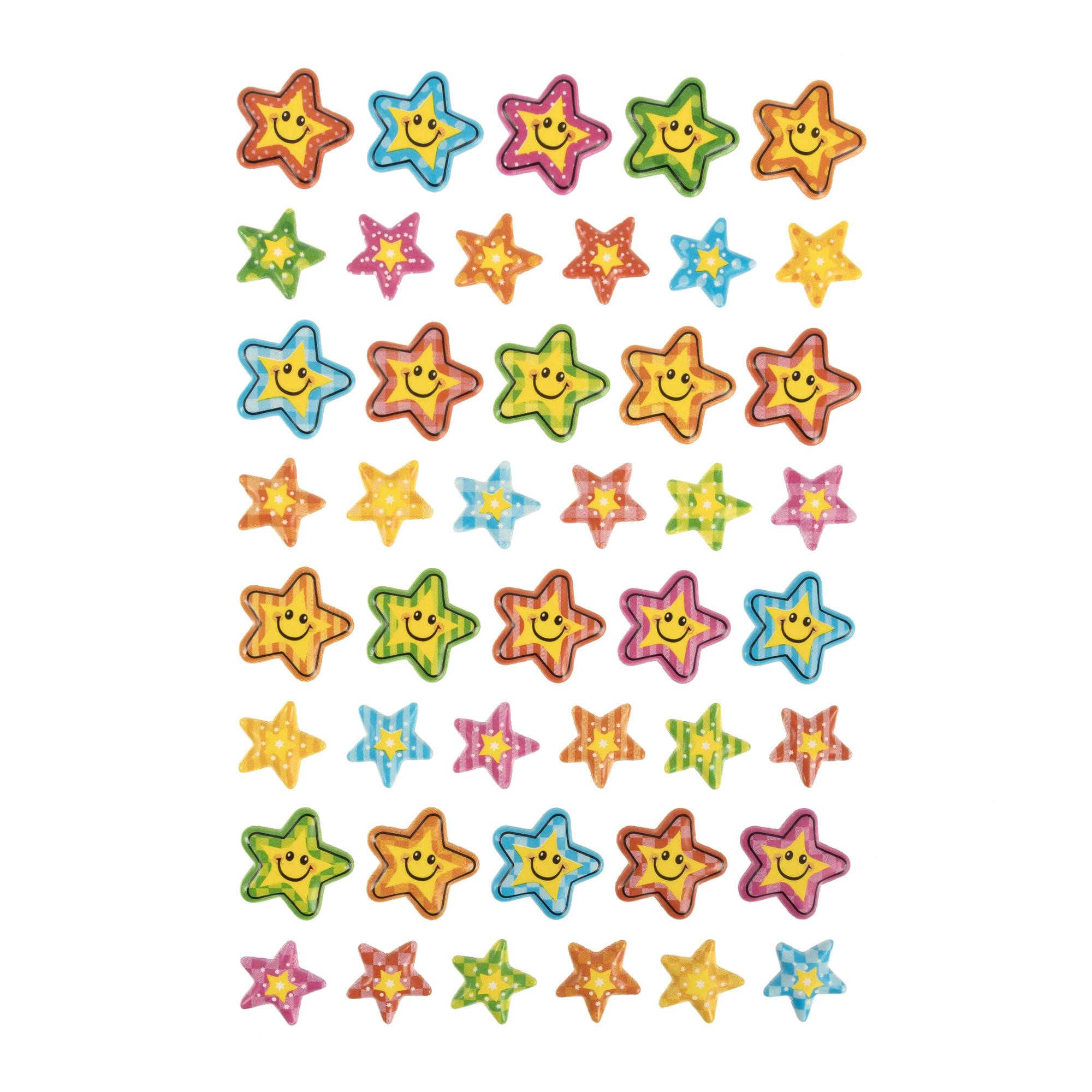 Smiley Star Puffy Stickers | Hobbycraft