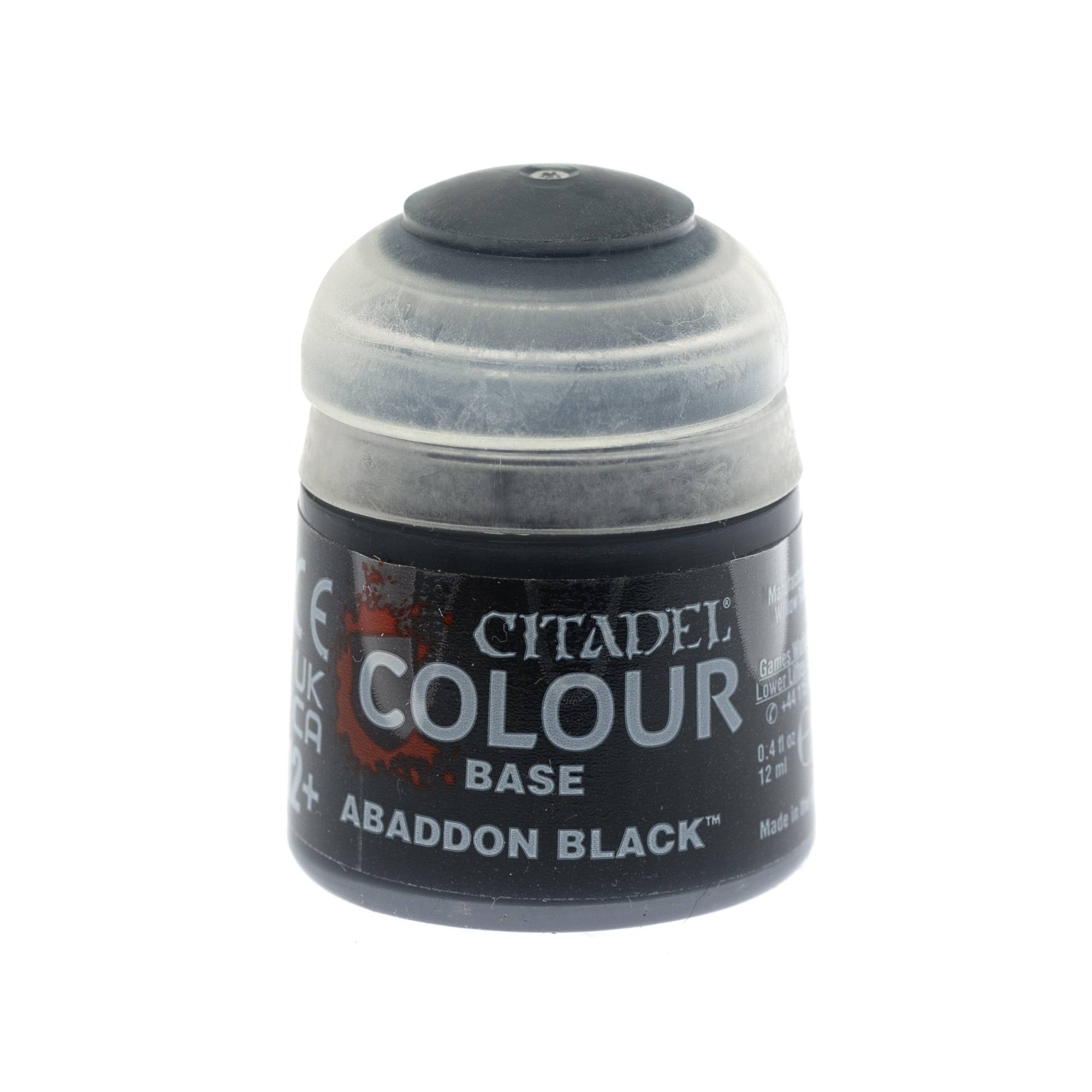 Citadel Abaddon Black Base Paint 12ml | Hobbycraft