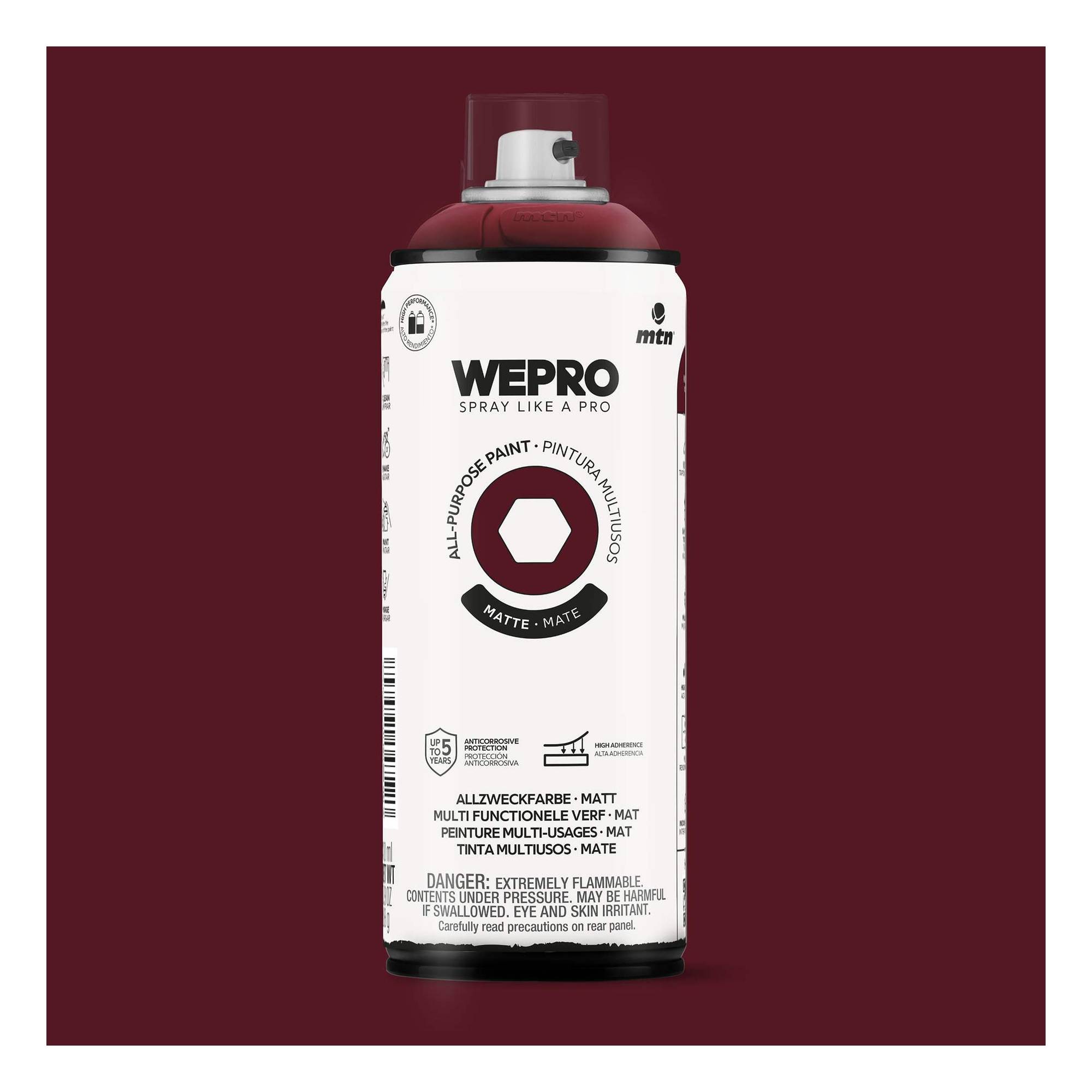 MTN WEPRO Bordeaux Matte All-Purpose Paint 400ml | Hobbycraft