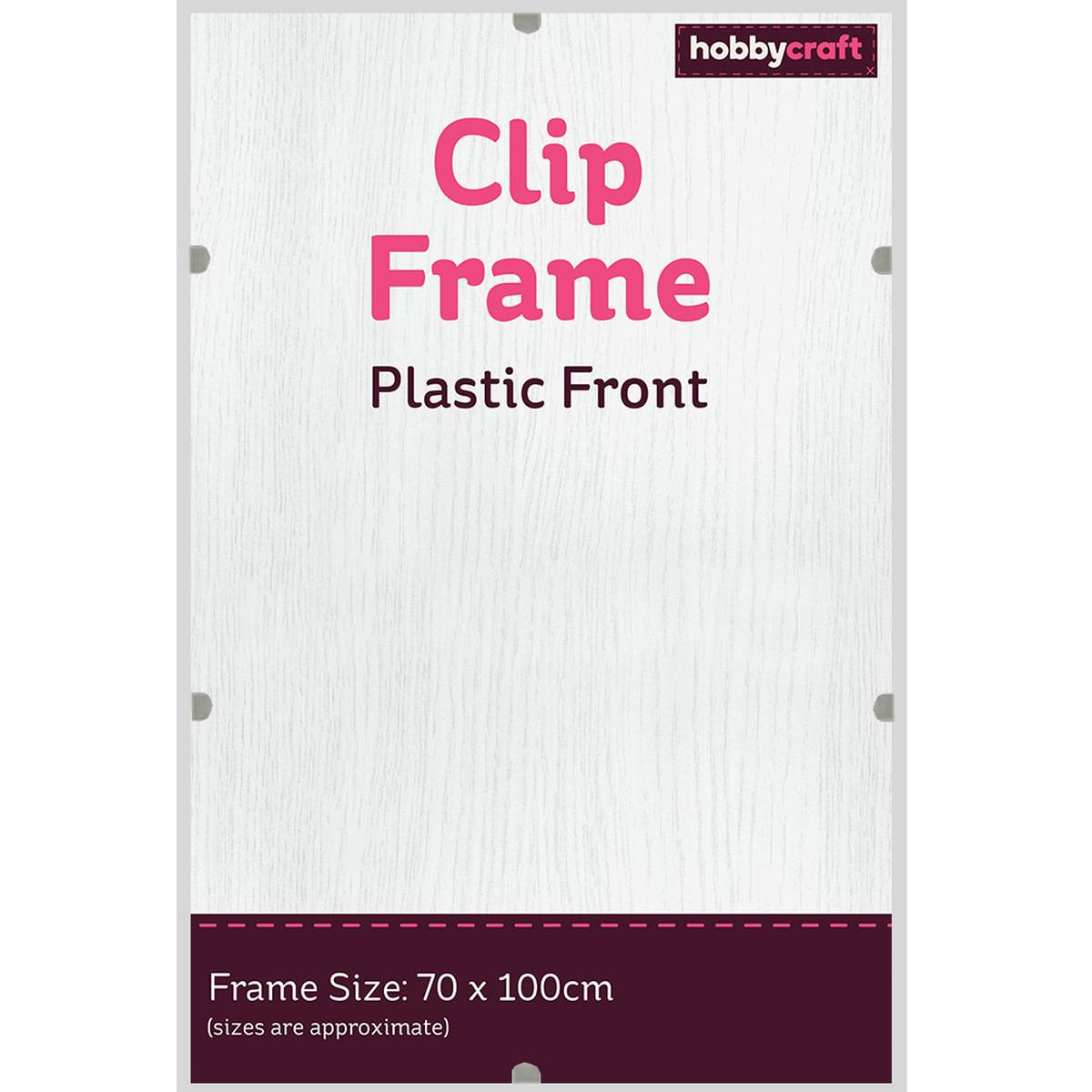 Plastic Clip Frame 70cm x 100cm | Hobbycraft