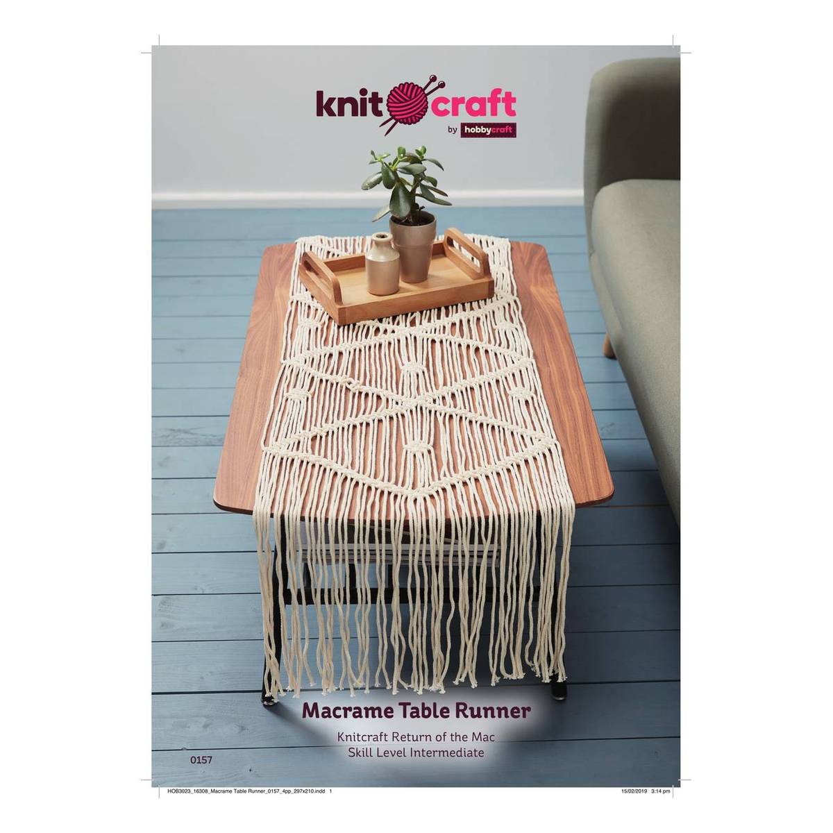 Knitcraft Macramé Table Runner Digital Pattern 0157 | Hobbycraft