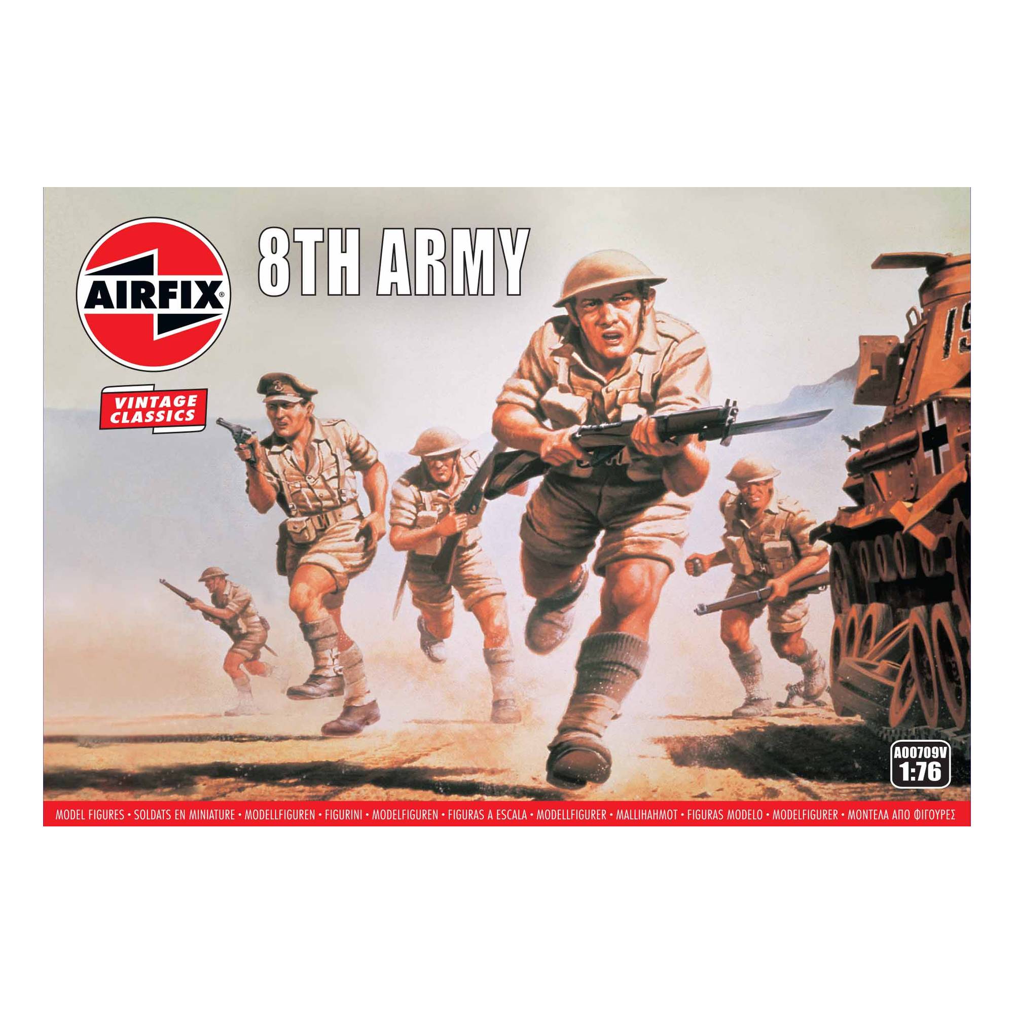 Airfix WWII British 8th Army Model Kit 1:76 | Hobbycraft