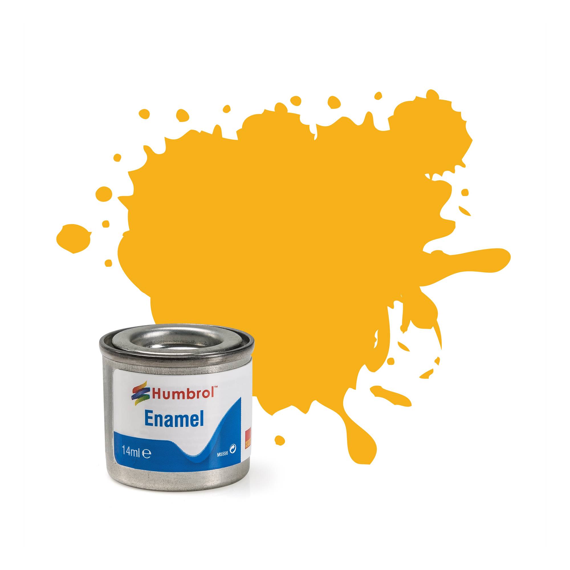 Humbrol 154 Insignia Yellow Enamel Matt Paint 14ml | Hobbycraft
