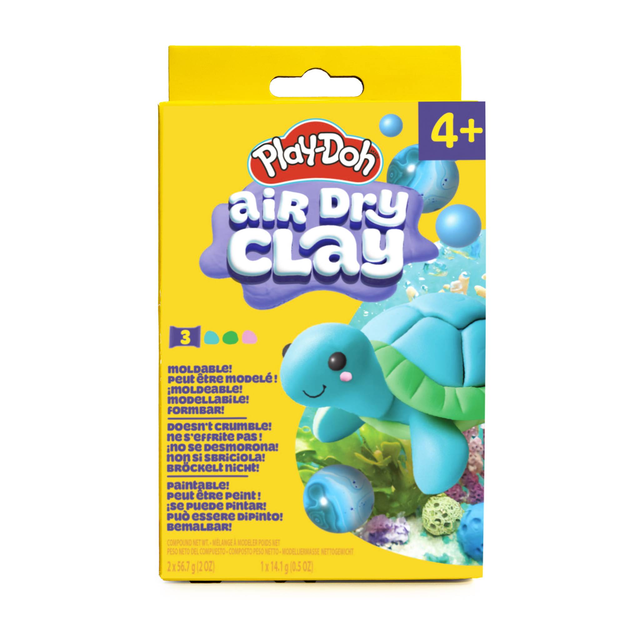 Play-Doh Air Dry Clay Totally Turtle Kit | Hobbycraft