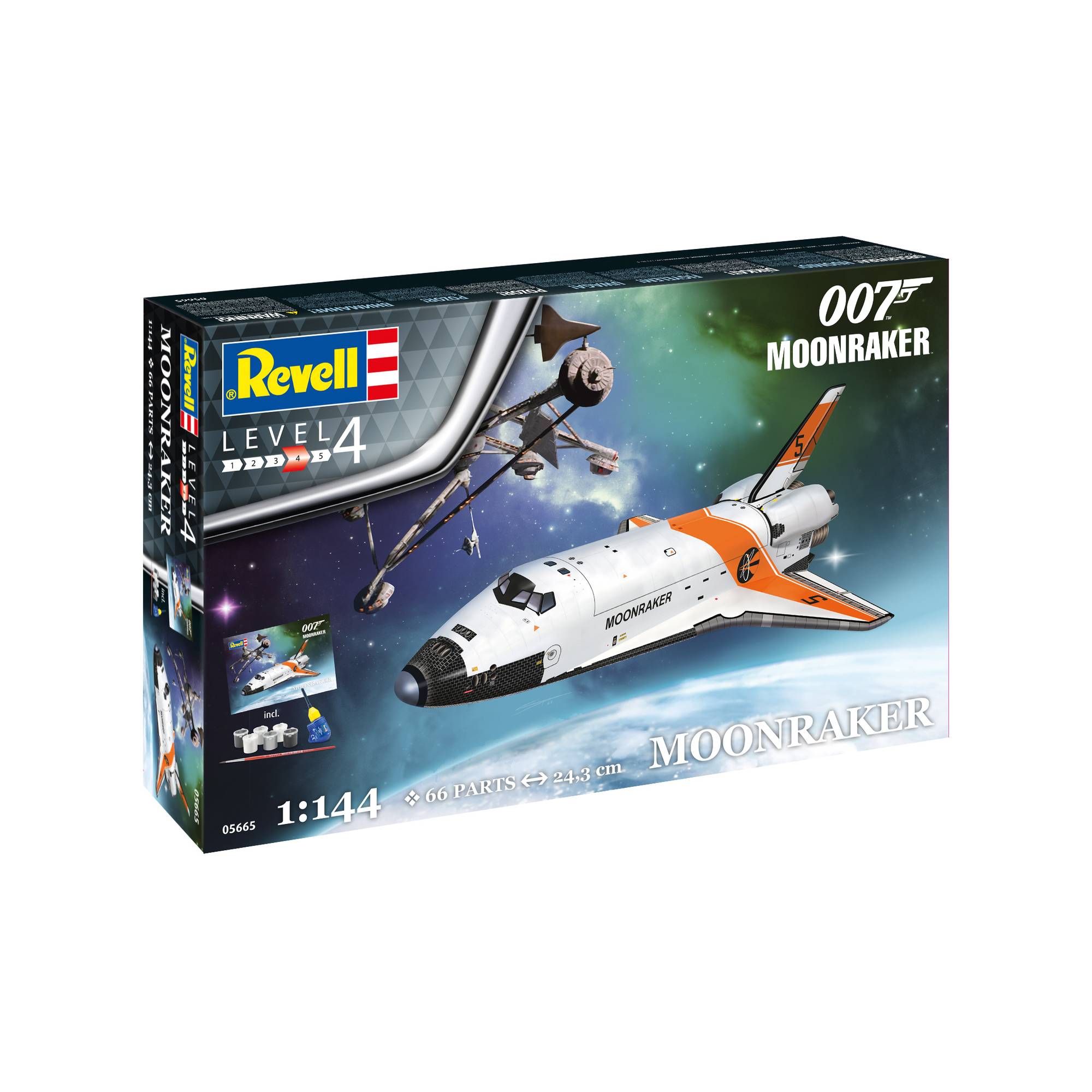 Revell James Bond Moonraker Space Shuttle Model Gift Set 1:144 | Hobbycraft