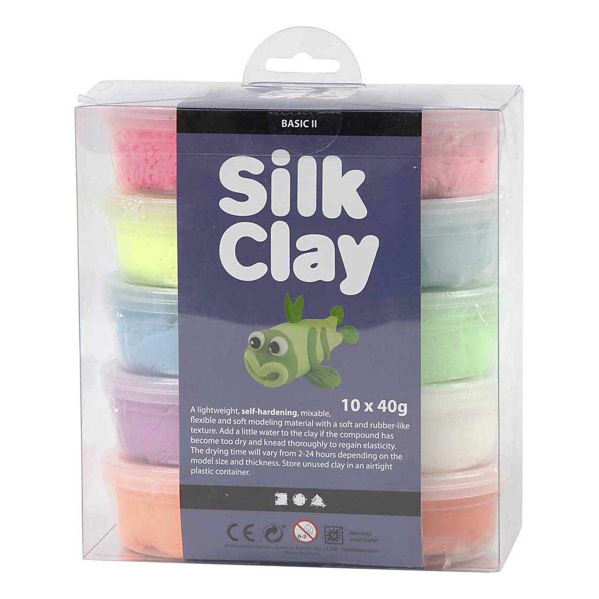 Bright Colours Silk Clay 40g 10 Pack | Hobbycraft