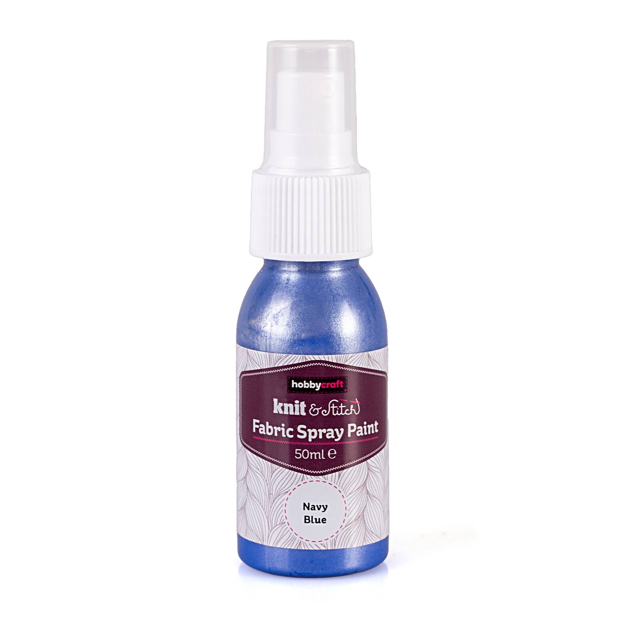 Navy Blue Fabric Spray Paint 50ml | Hobbycraft