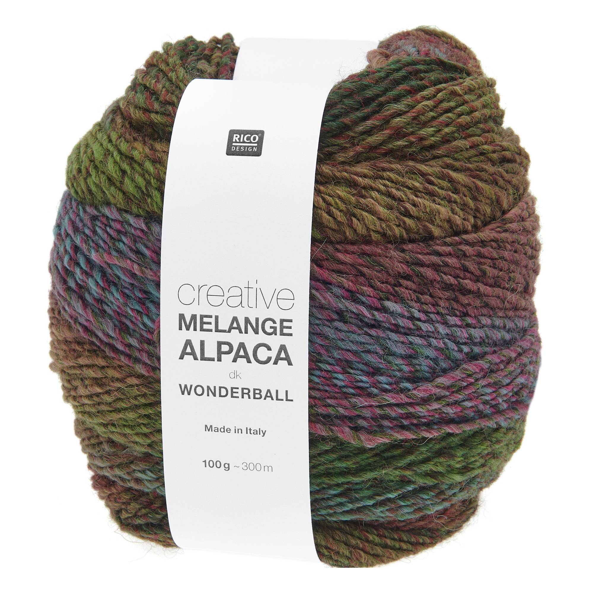 Rico Creative Autumn Melange Alpaca Wonderball DK 100g | Hobbycraft
