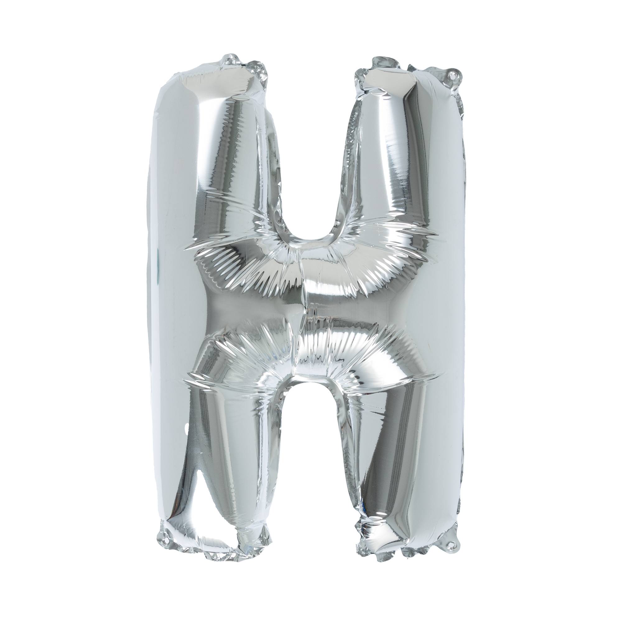 Silver Foil Letter H Balloon | Hobbycraft
