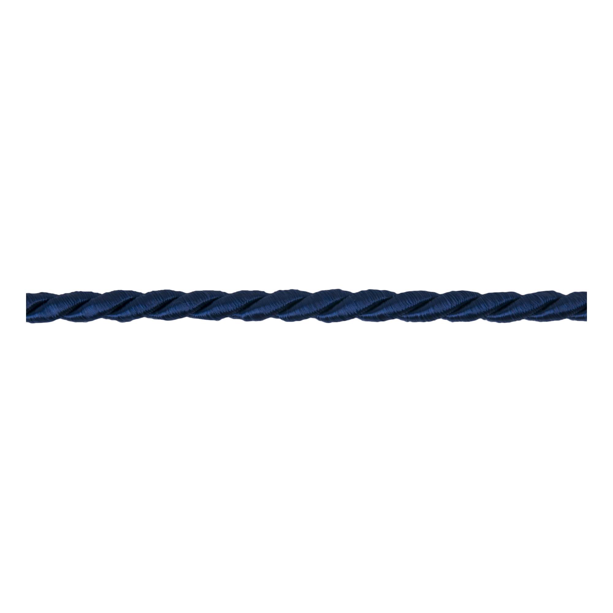 Navy 6mm Cord Trim by the Metre | Hobbycraft