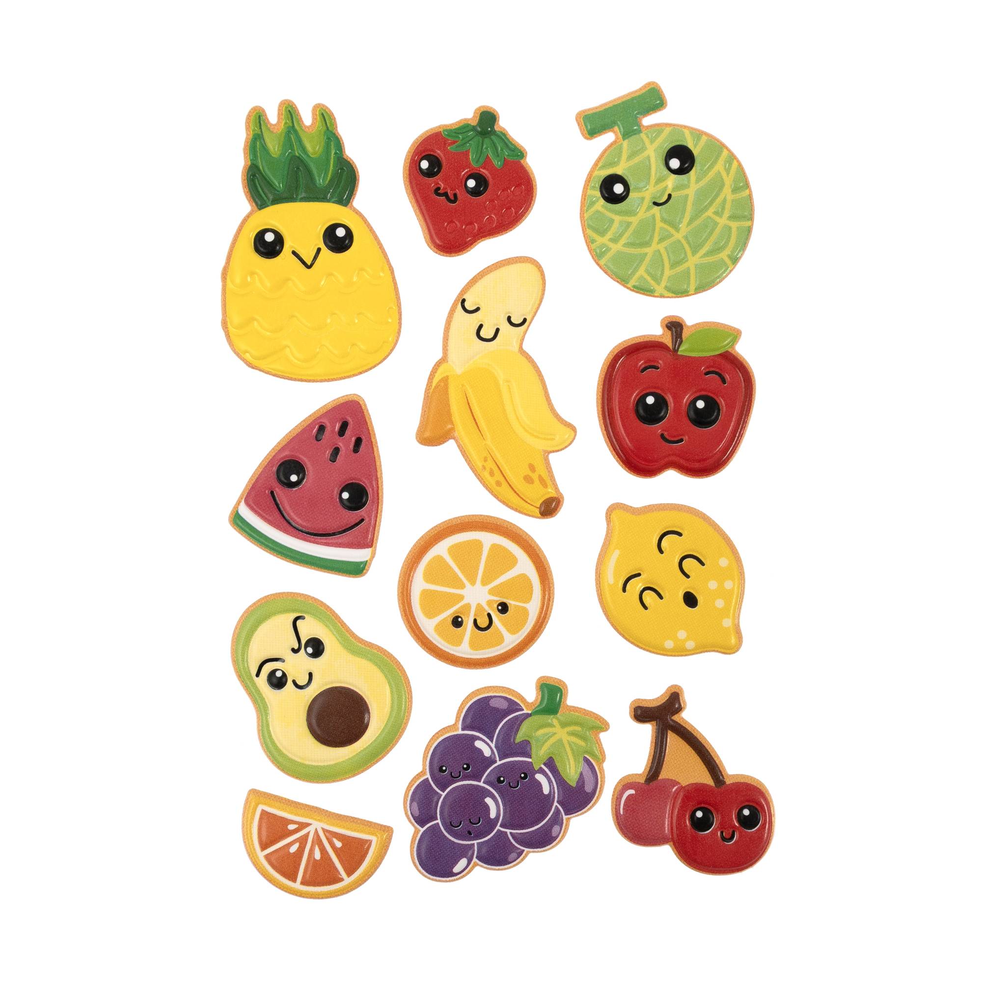 Fruity Friends Puffy Stickers | Hobbycraft