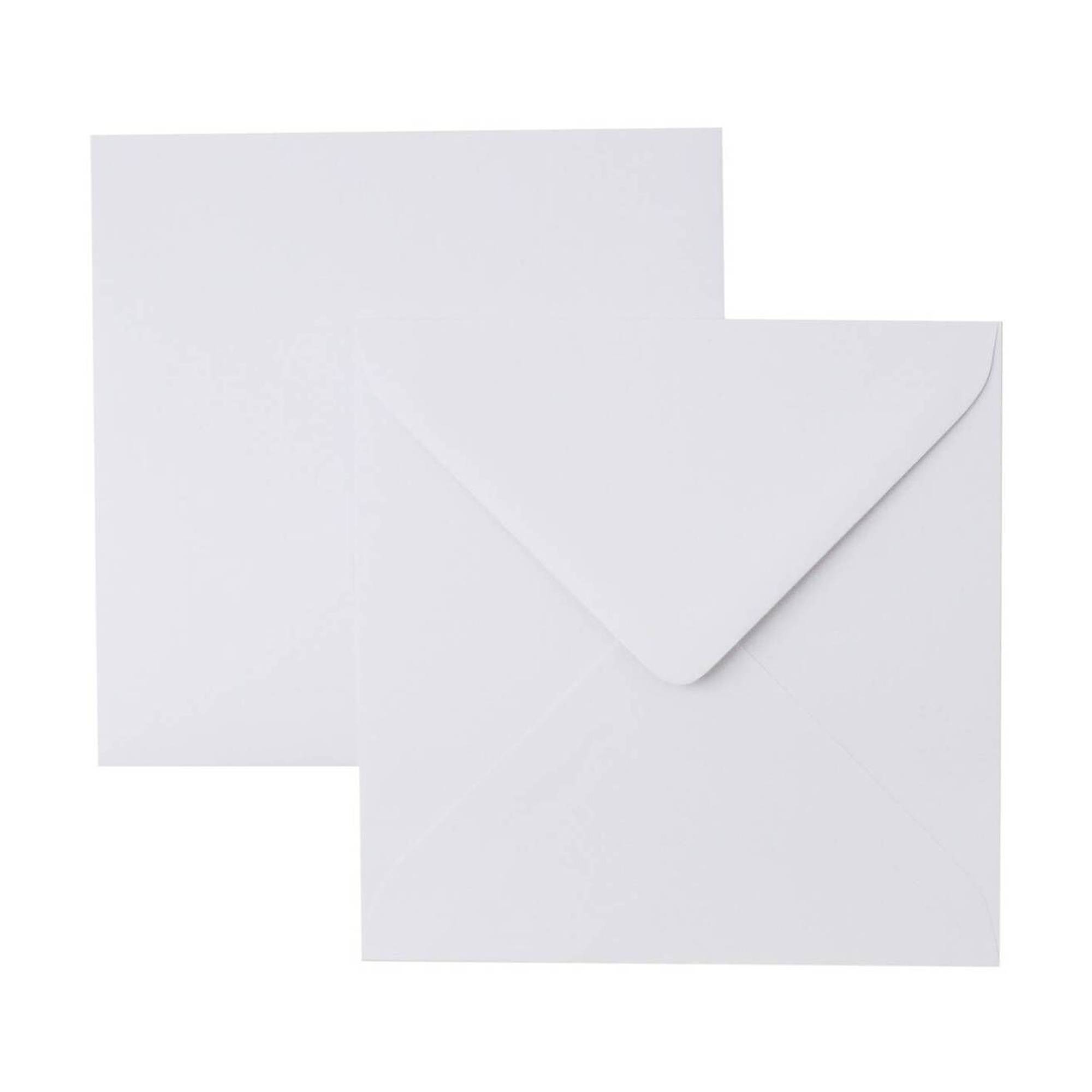 White Envelopes 6 x 6 Inches 50 Pack | Hobbycraft
