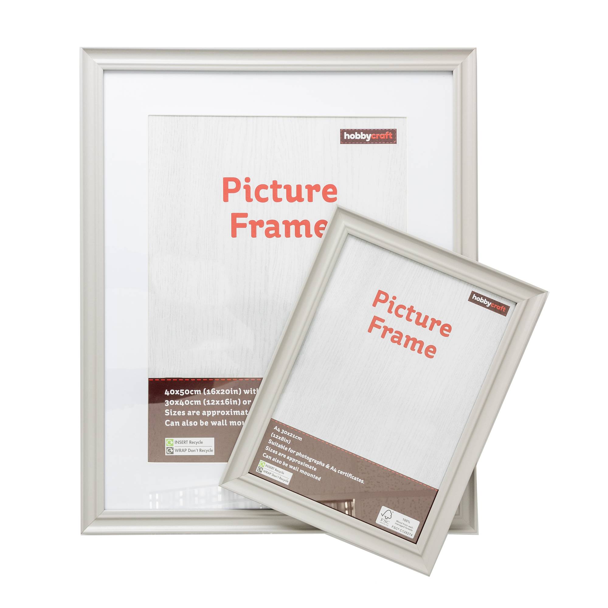 Vintage Grey Picture Frame A3 | Hobbycraft