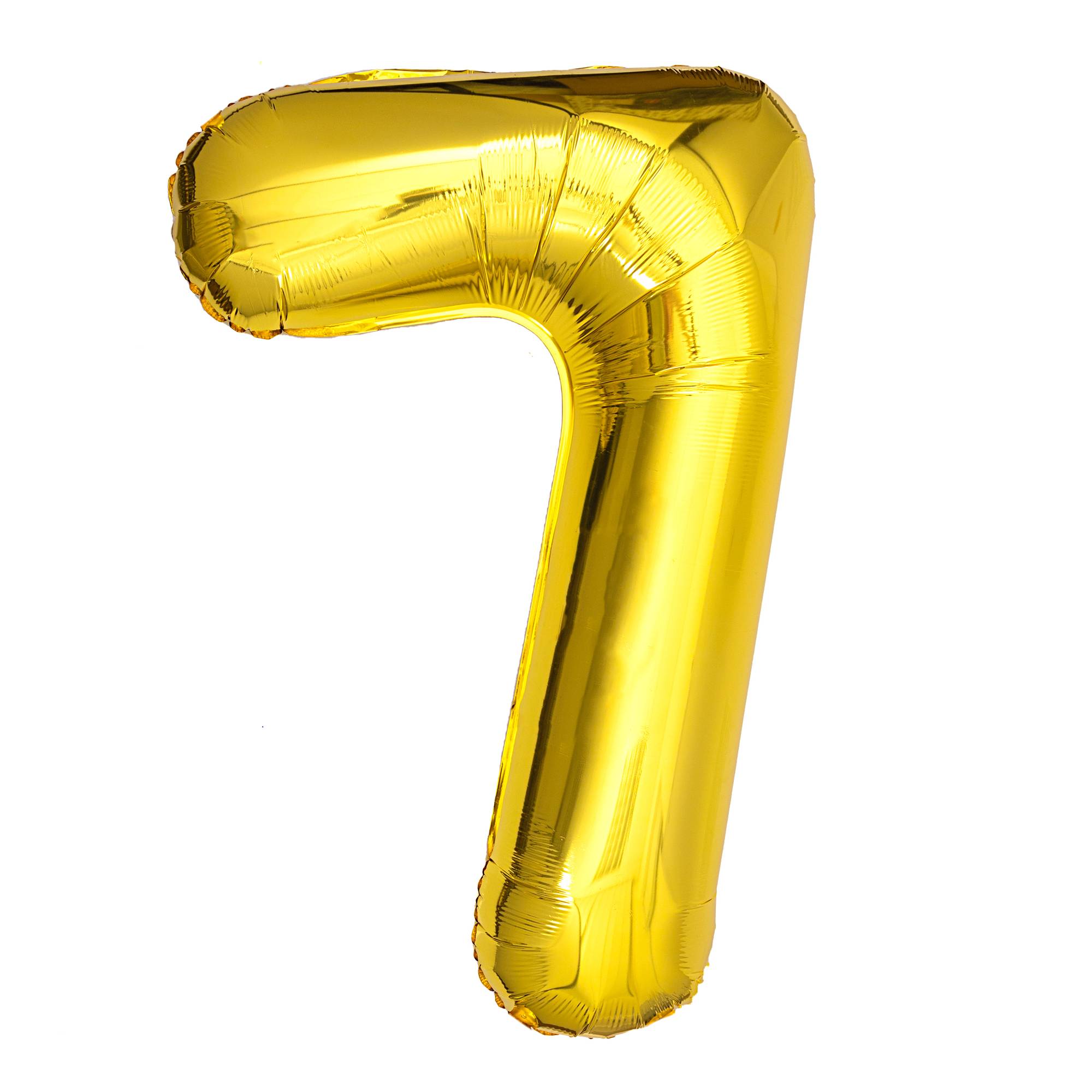 Extra Large Gold Foil Number 7 Balloon | Hobbycraft