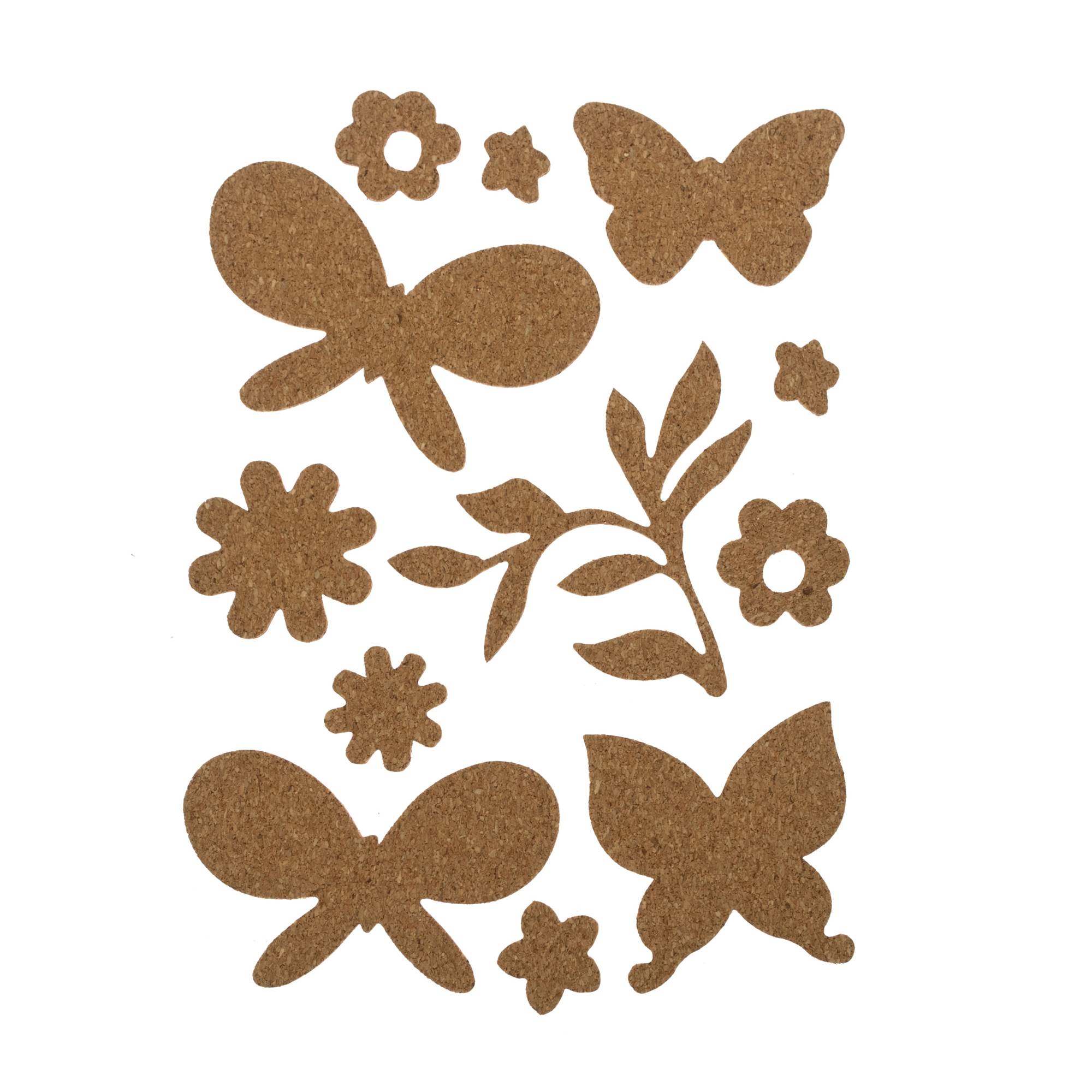 Butterfly Cork Stickers 12 Pack | Hobbycraft