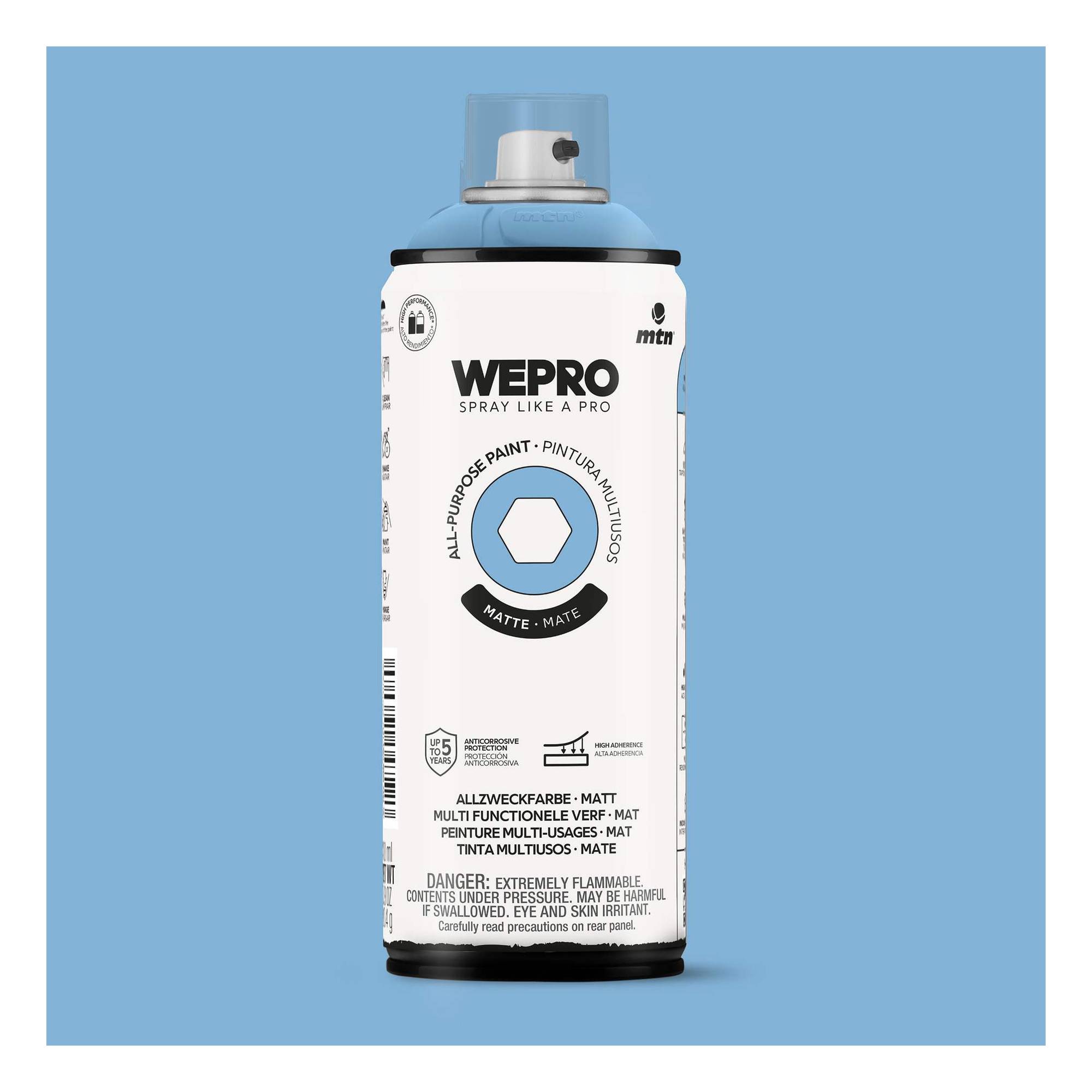 MTN WEPRO Spell Blue Matte All-Purpose Paint 400ml | Hobbycraft