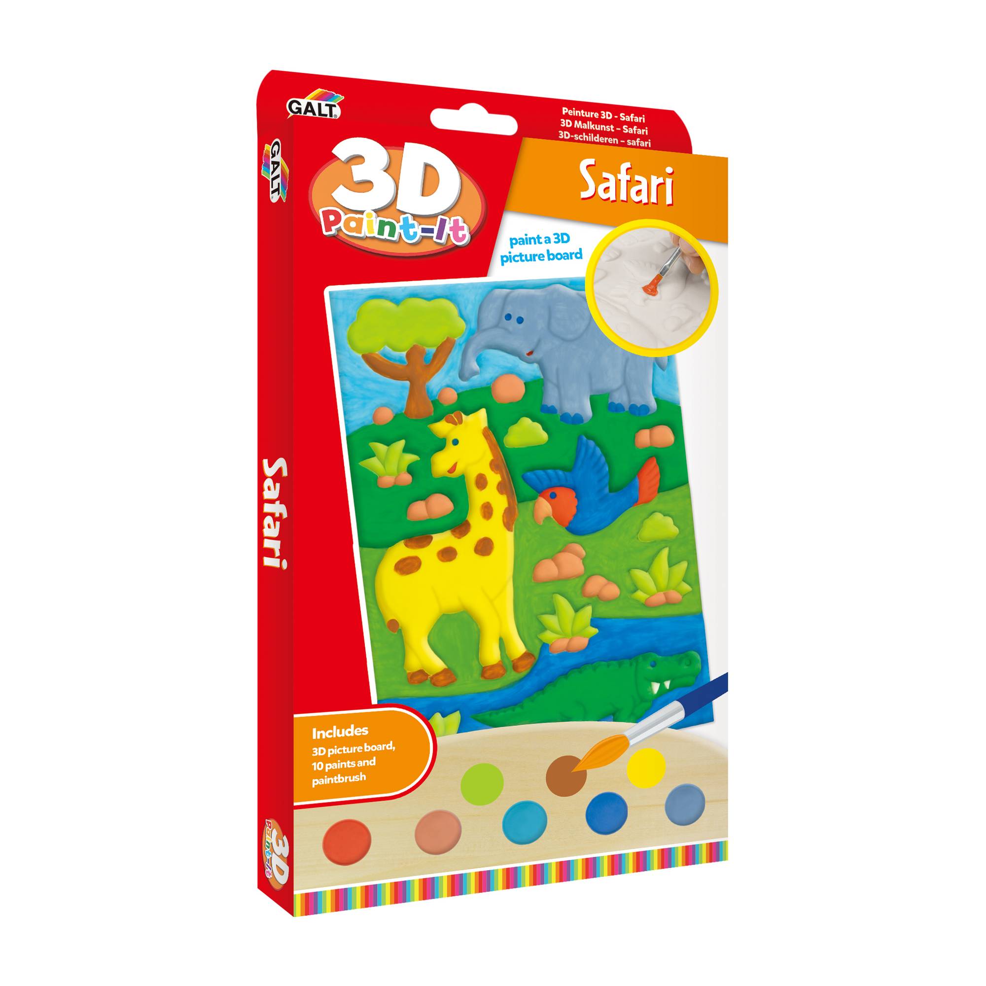 Galt Safari 3D Paint-It | Hobbycraft