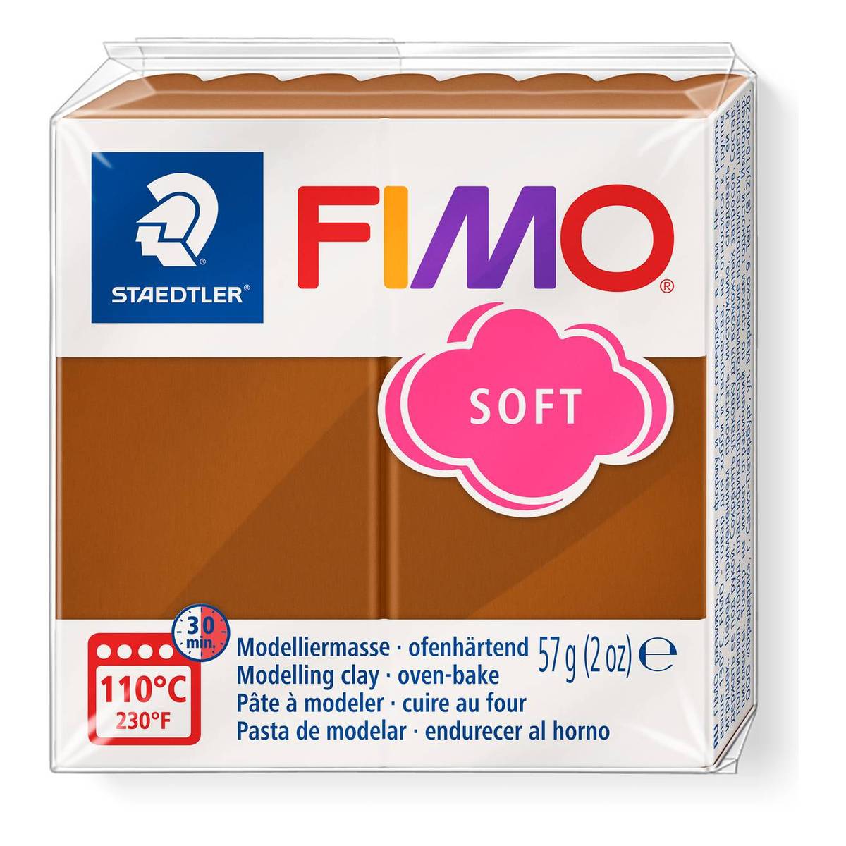 Fimo Soft Caramel Modelling Clay 57g | Hobbycraft