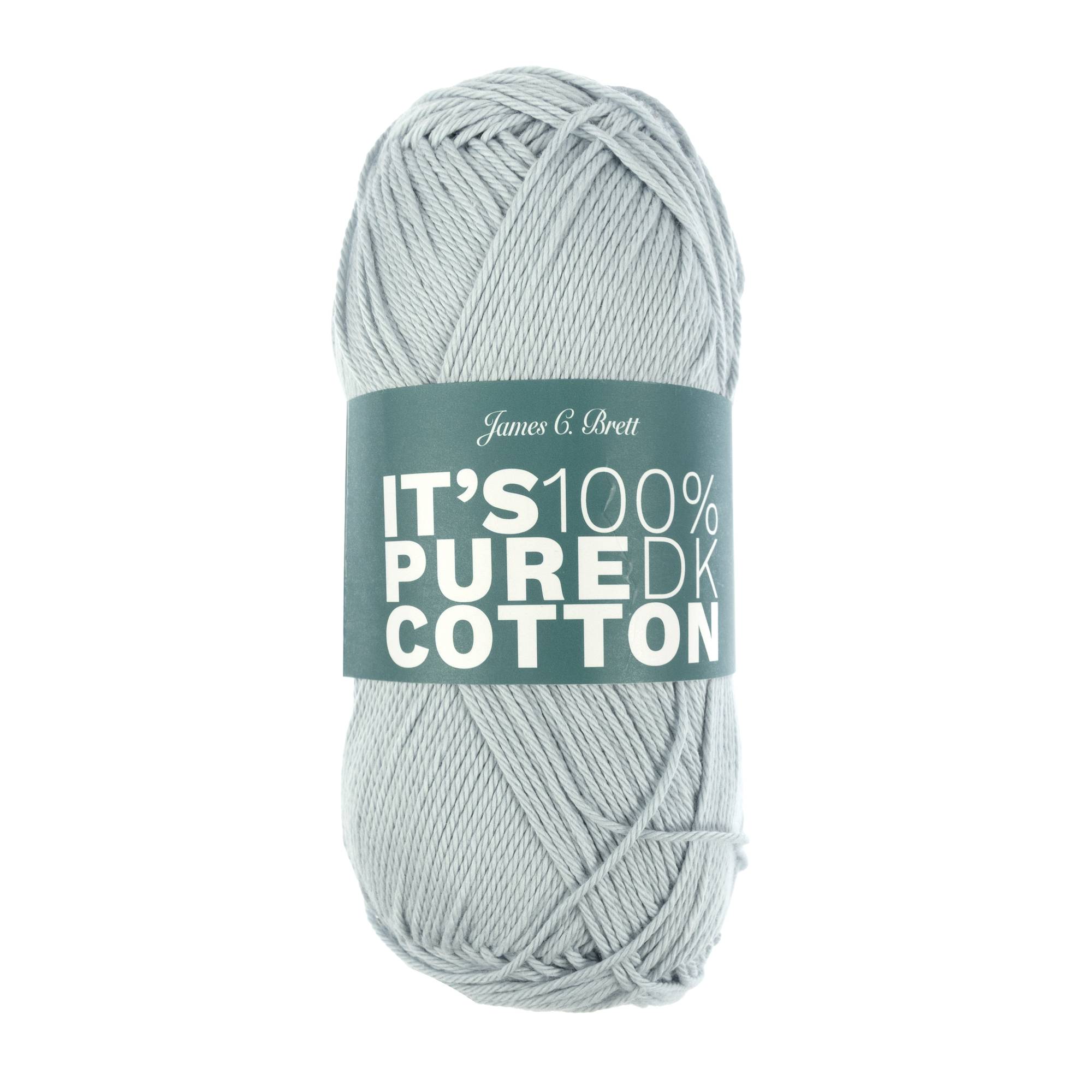 James C Brett Pale Blue It’s Pure Cotton Yarn 100g | Hobbycraft