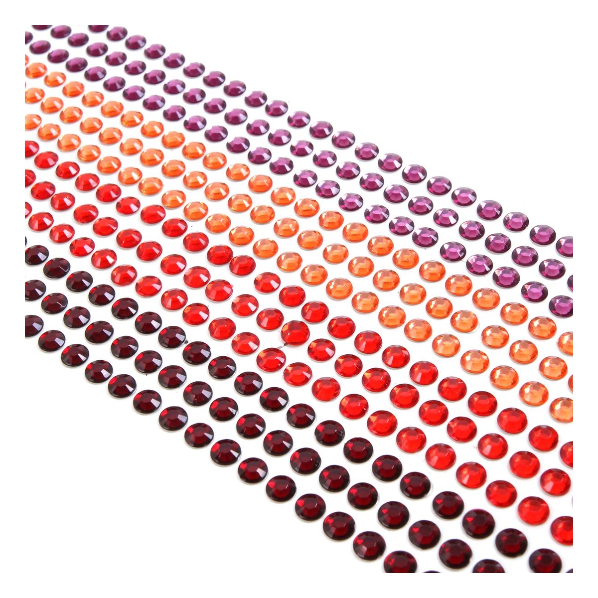 Mixed Red Adhesive Gems 6mm 504 Pack | Hobbycraft