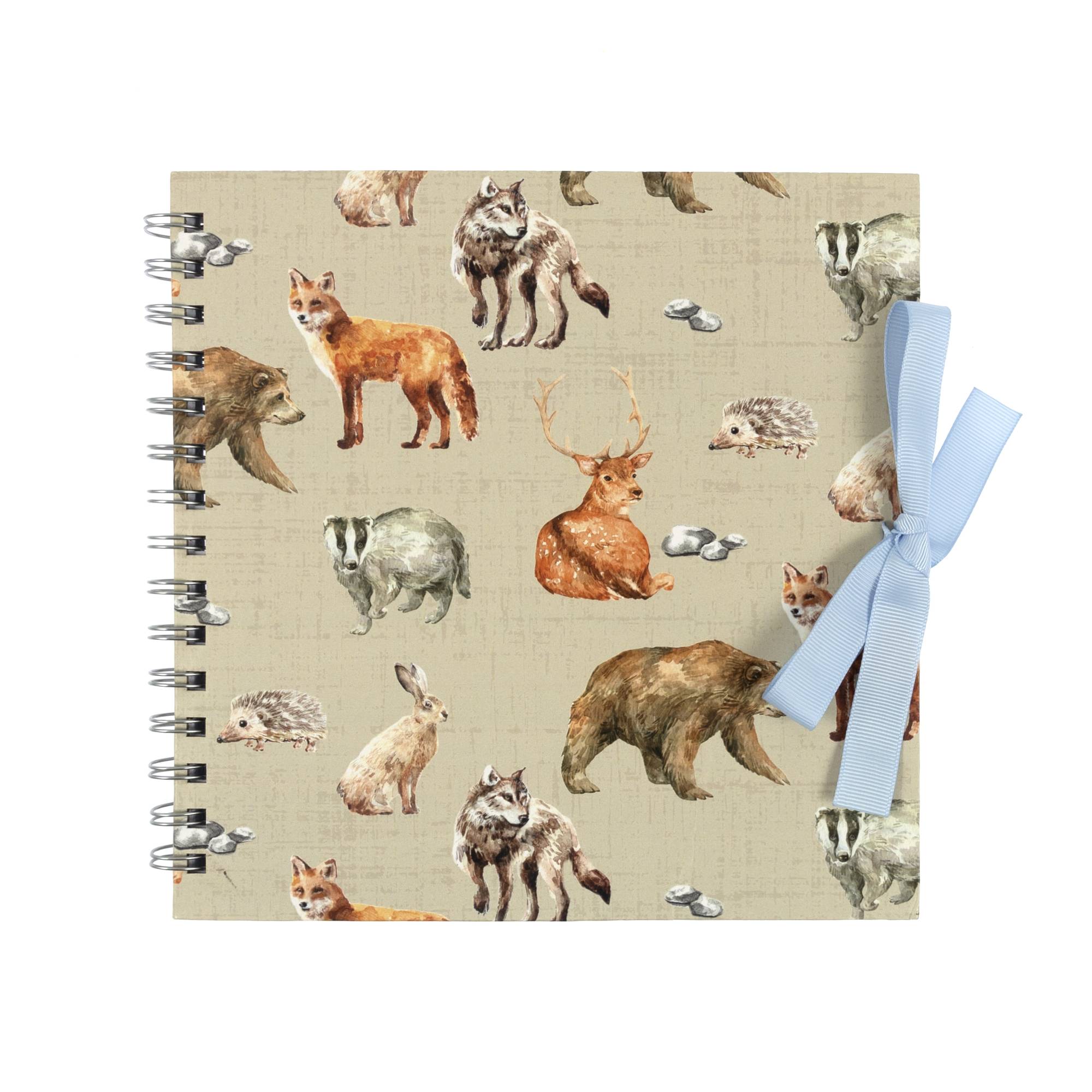 Spiral Bound Countryside Animals Scrapbook 8 x 8 Inches | Hobbycraft