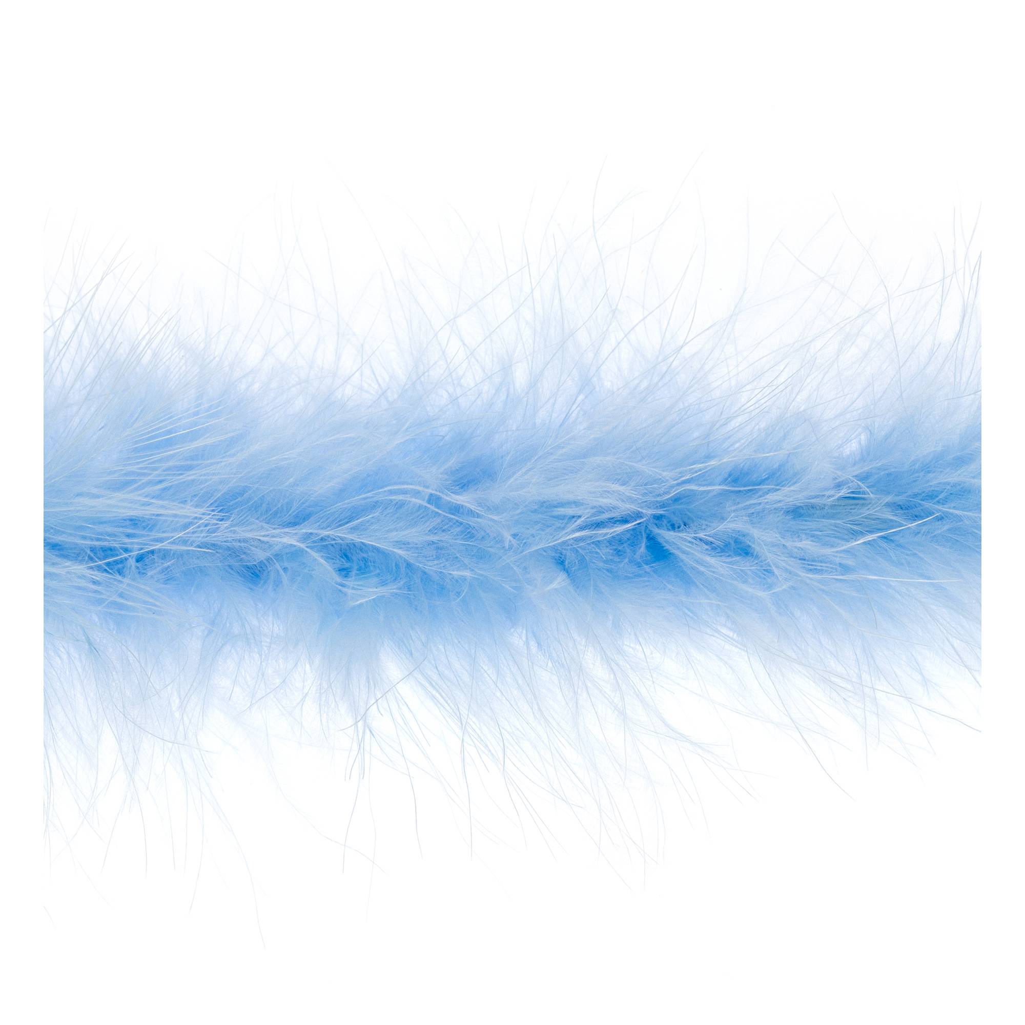 Blue Luxury Marabou Trim by the Metre | Hobbycraft