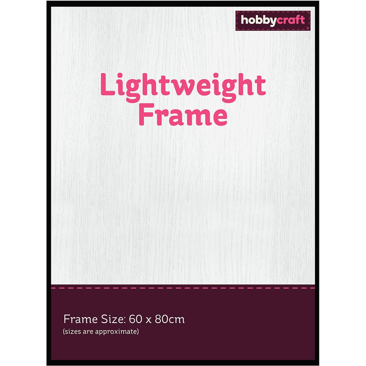 Black Lightweight Frame 60cm x 80cm | Hobbycraft